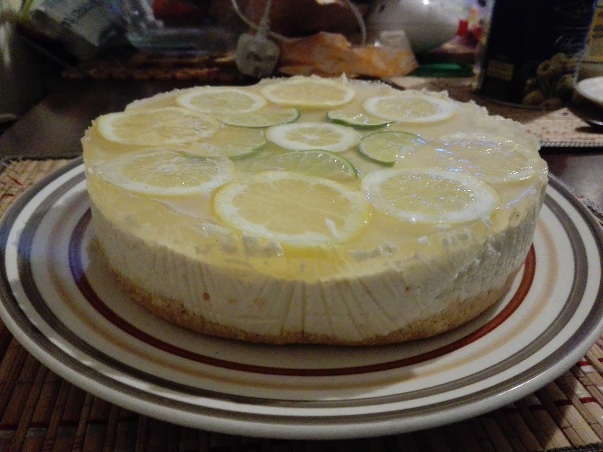 [Homemade] no bake lemon-lime cheesecake | Scrolller