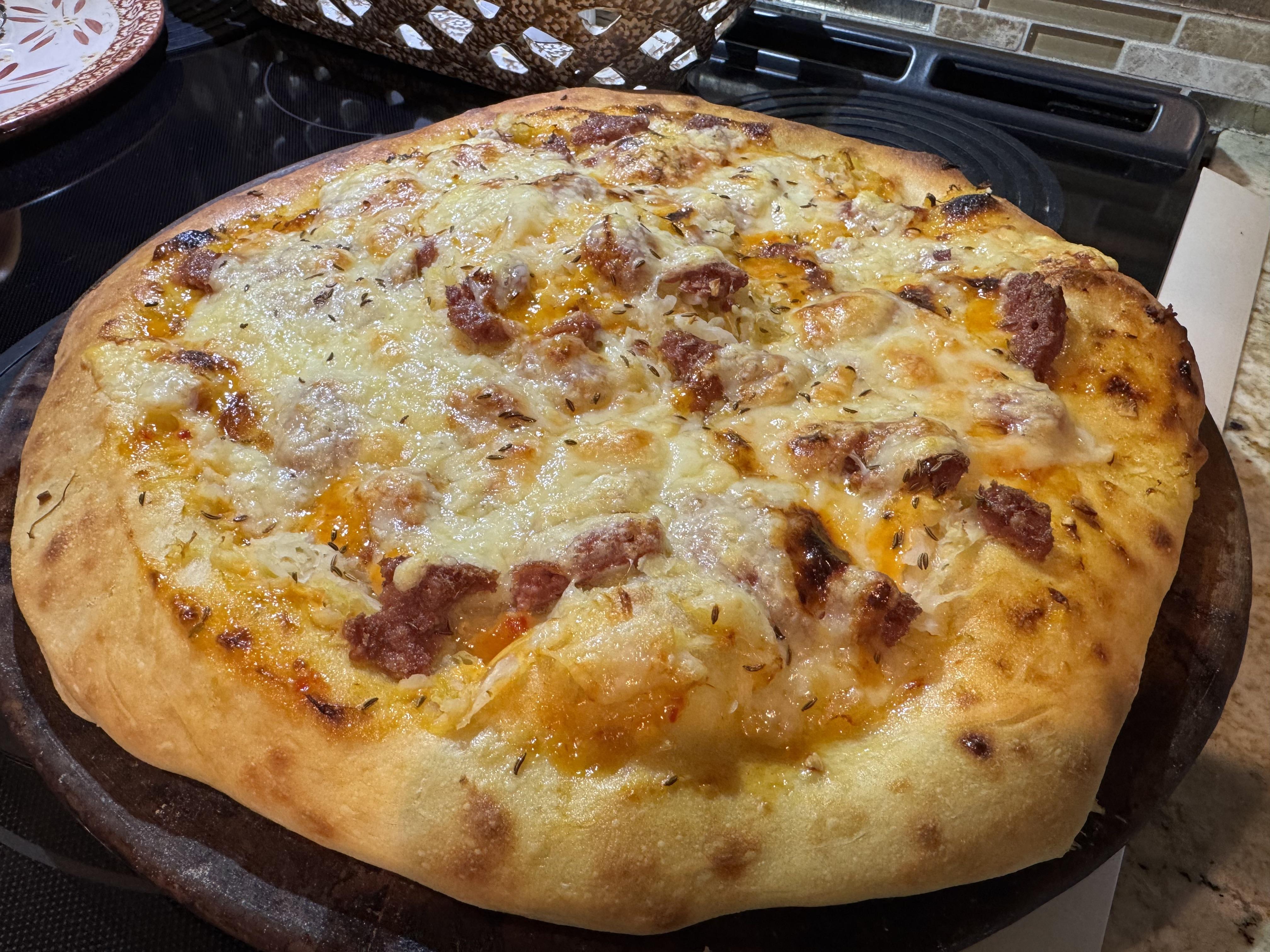 [Homemade] Reuben pizza | Scrolller