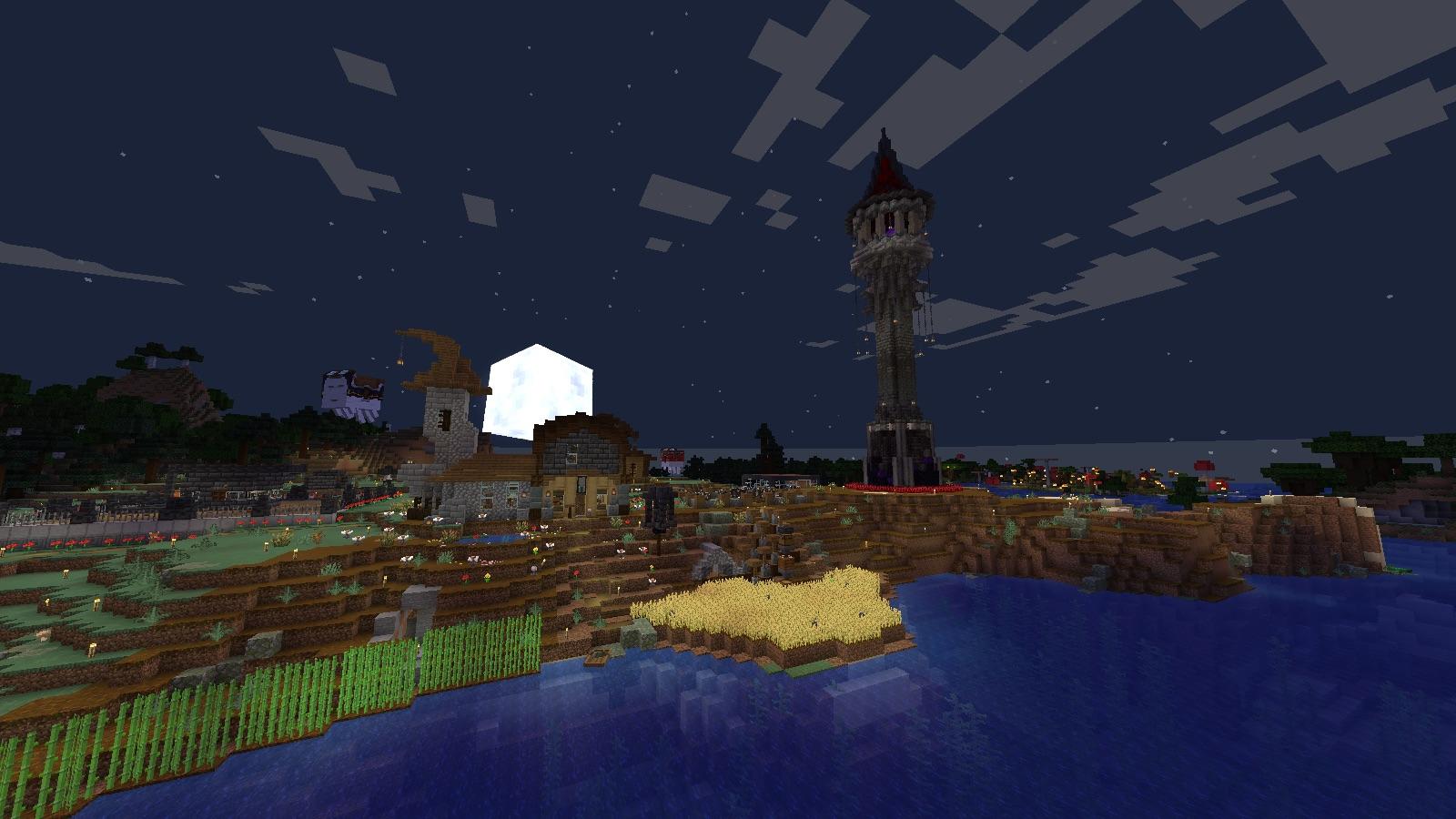 Built a nether portal/enchanting room tower | Scrolller