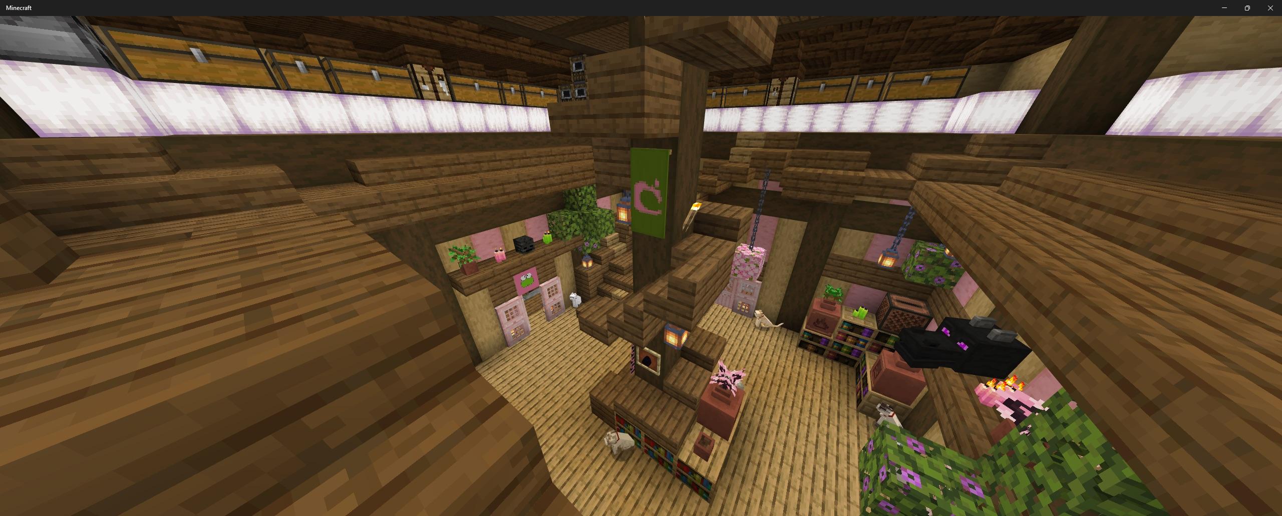 My base (bedrock, hard mode, no cheats, achievement world) | Scrolller