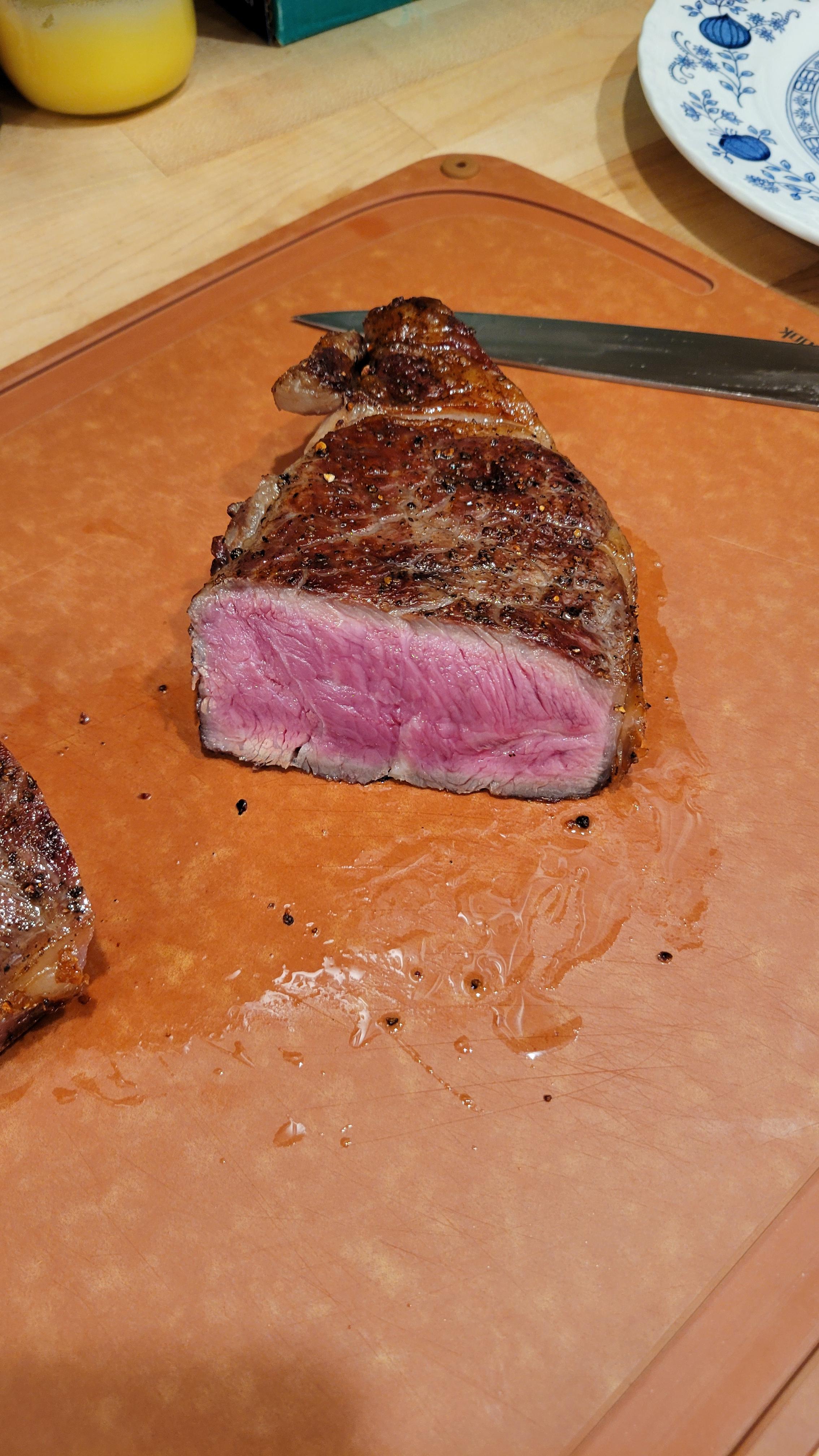 Reverse Sear NY Strip | Scrolller
