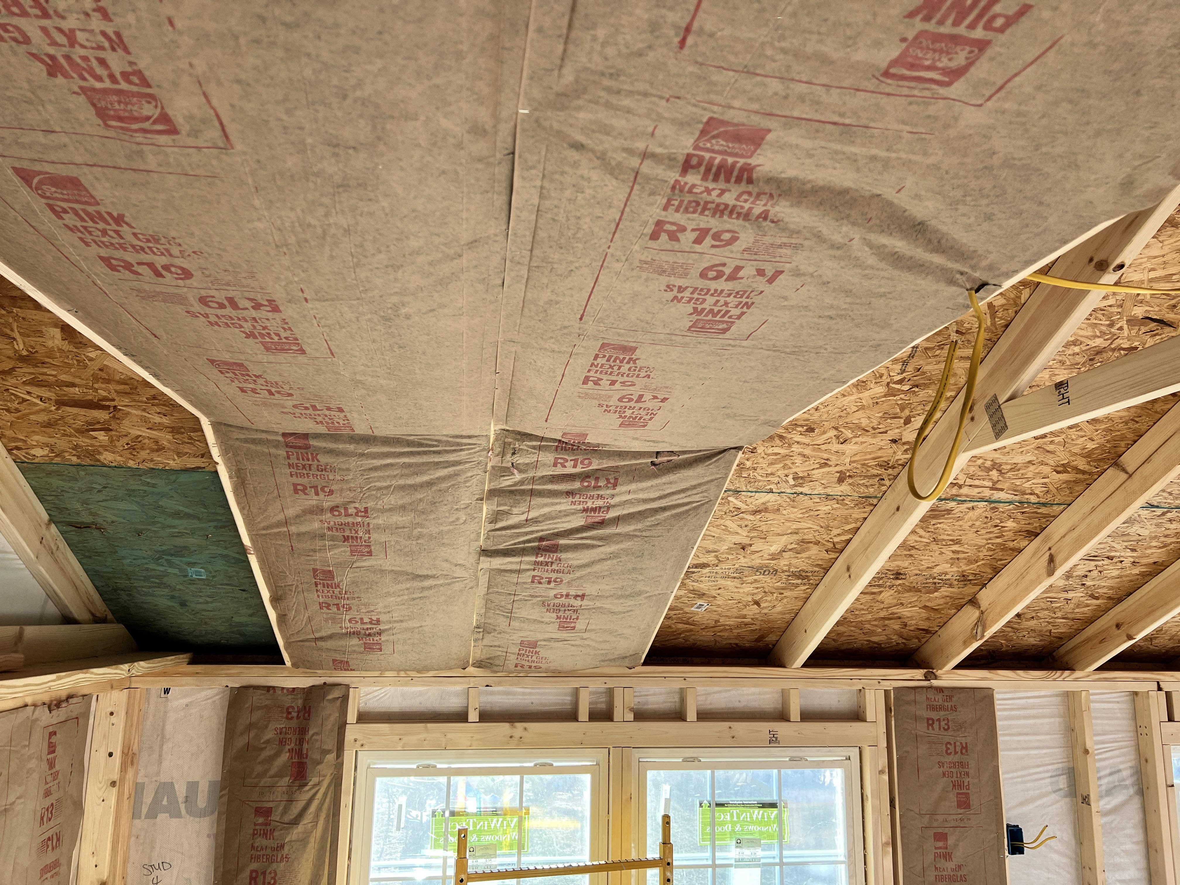 First Time Batt doing Insulation at ceiling | Scrolller