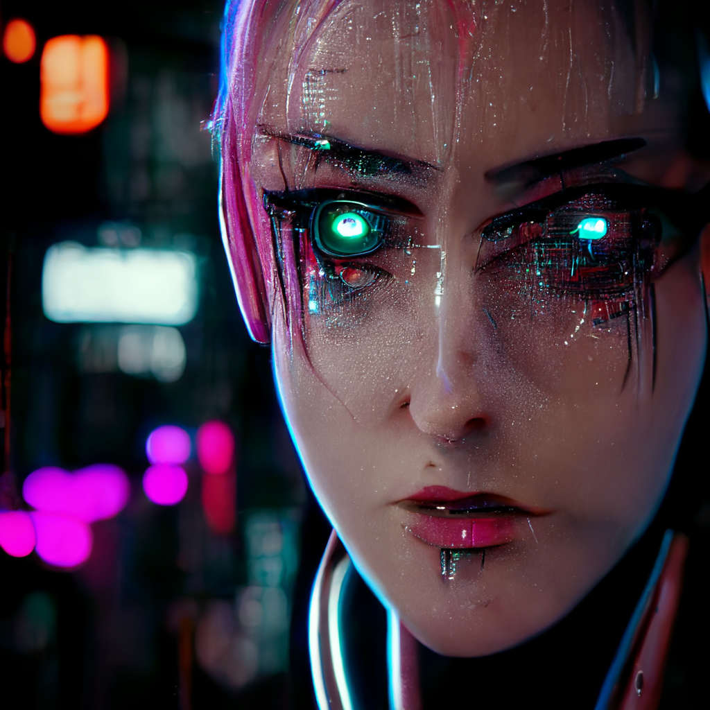 Cyberpunk inspired AI generated images | Scrolller