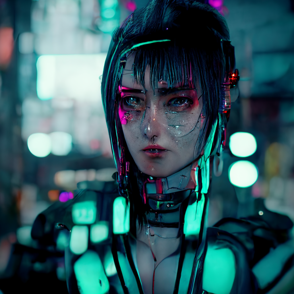 Cyberpunk inspired AI generated images | Scrolller