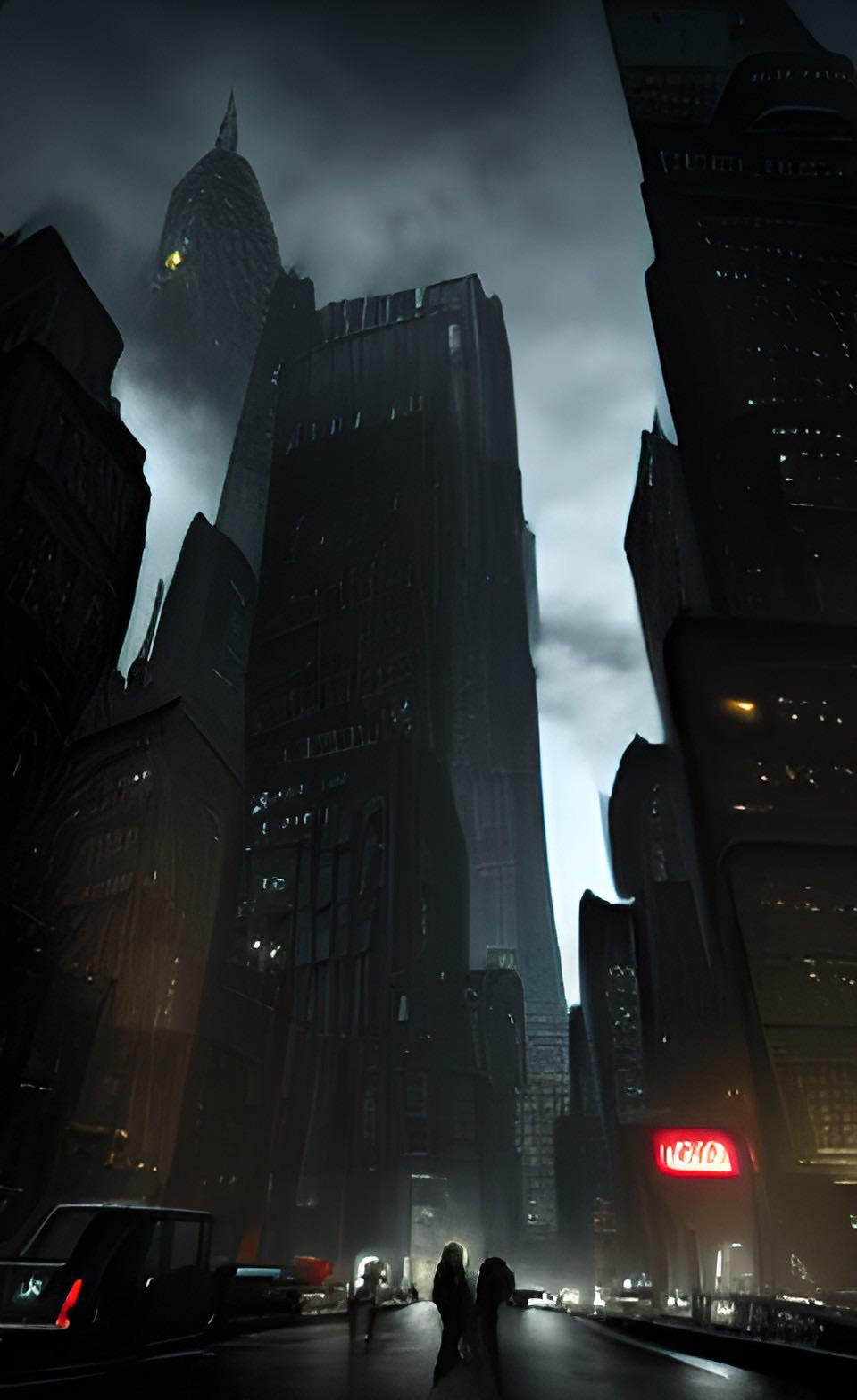 Gotham City generated by AI | Scrolller