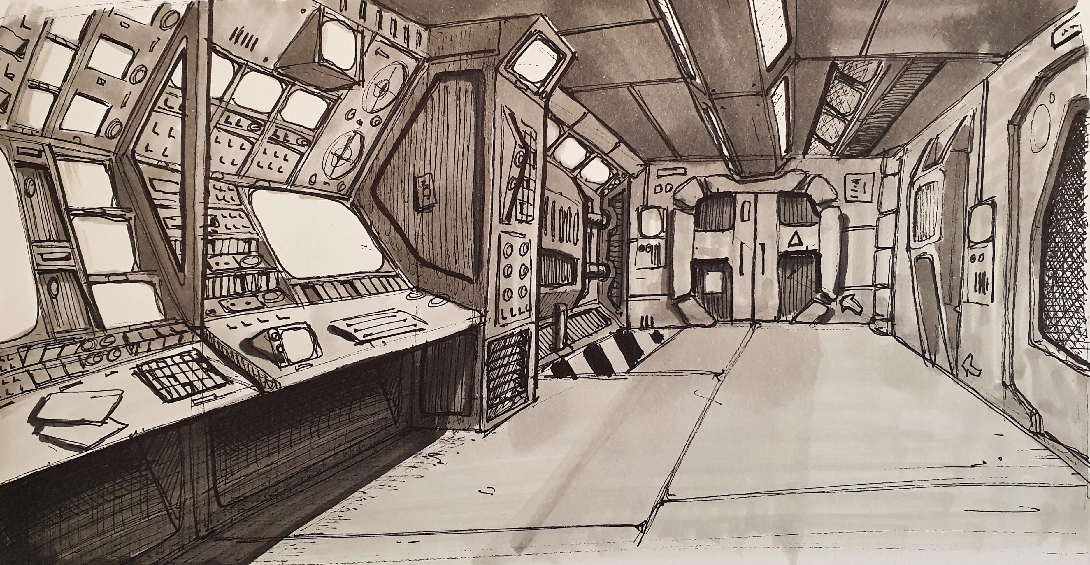 A few Sci-fi interiors. | Scrolller