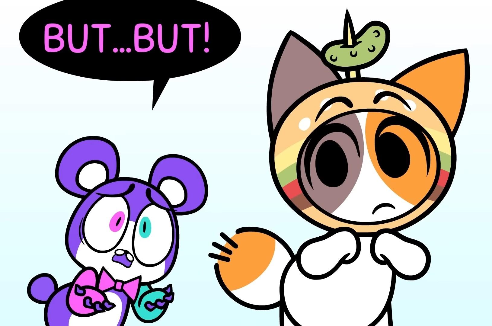 Just some screenshots :3 i edited the speech bubble out of the first ...