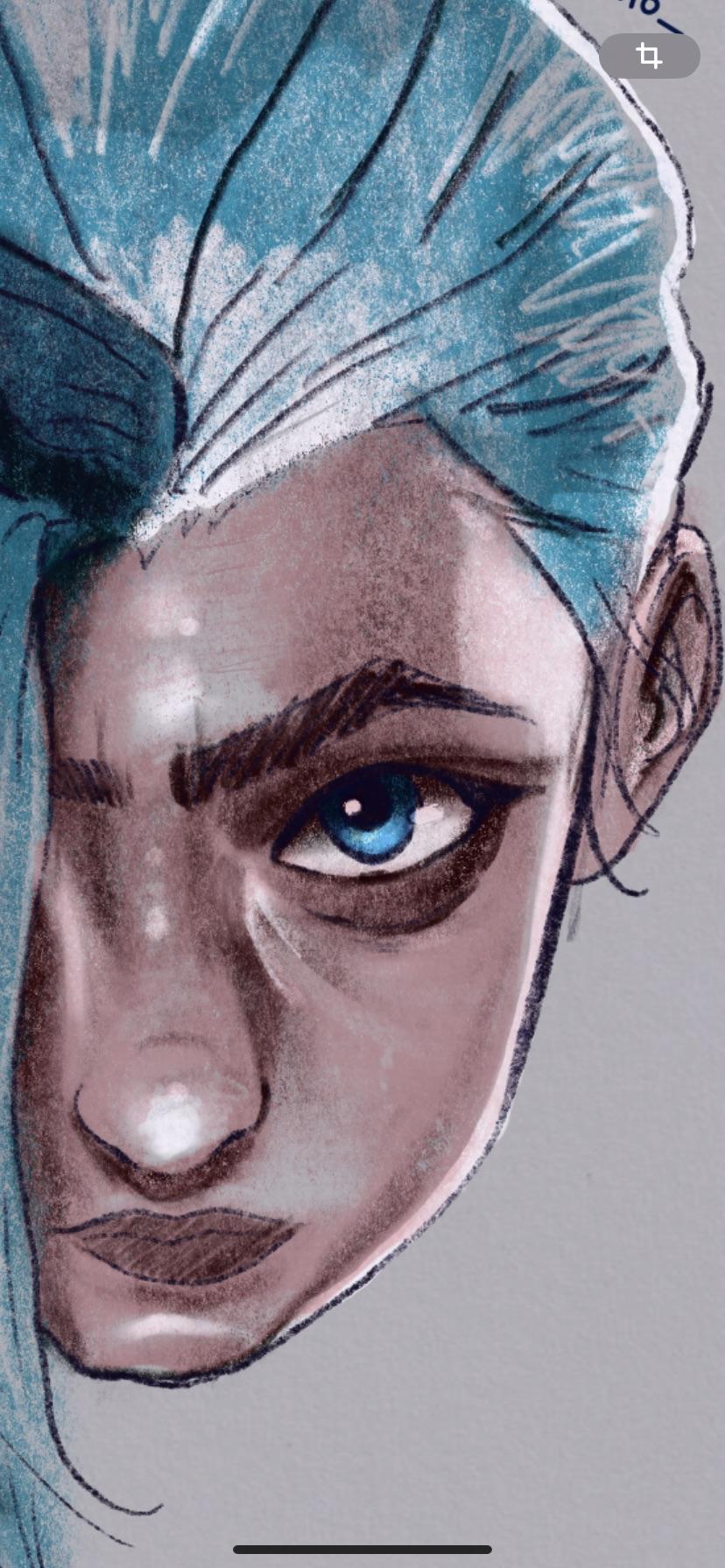 Jinx fan art (face study) | Scrolller
