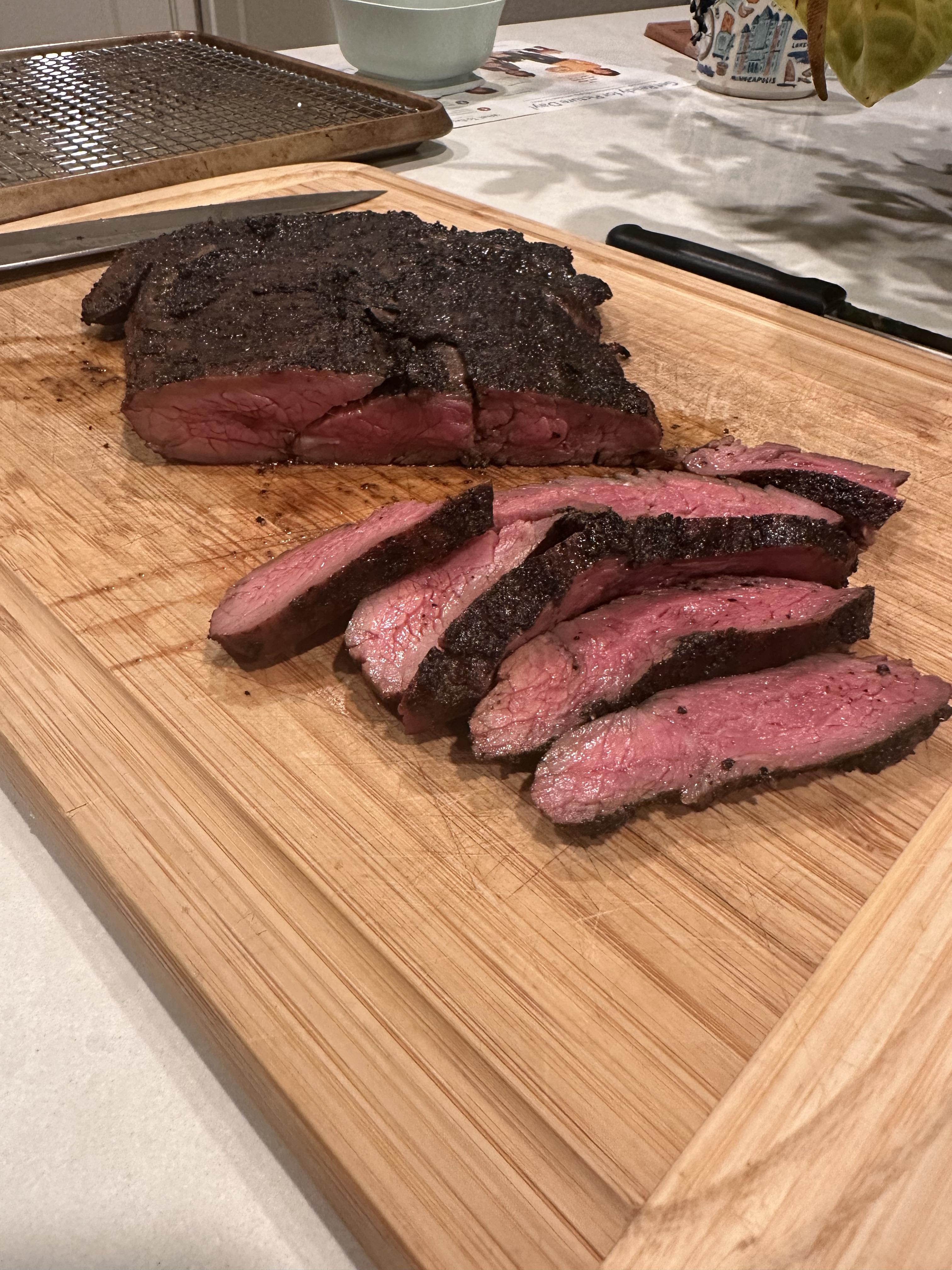 Reverse sear flank | Scrolller