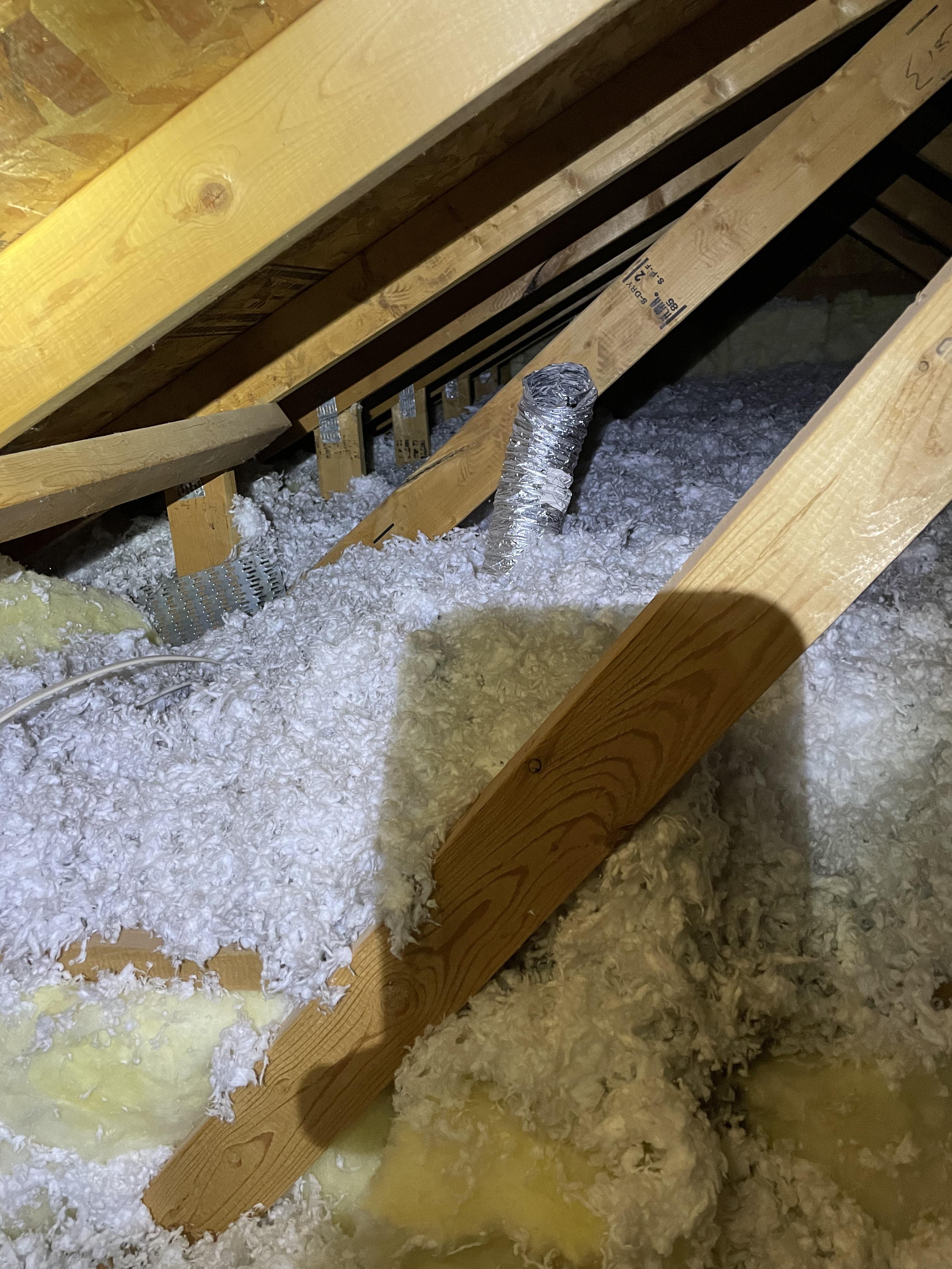 Open ducting in attic? | Scrolller