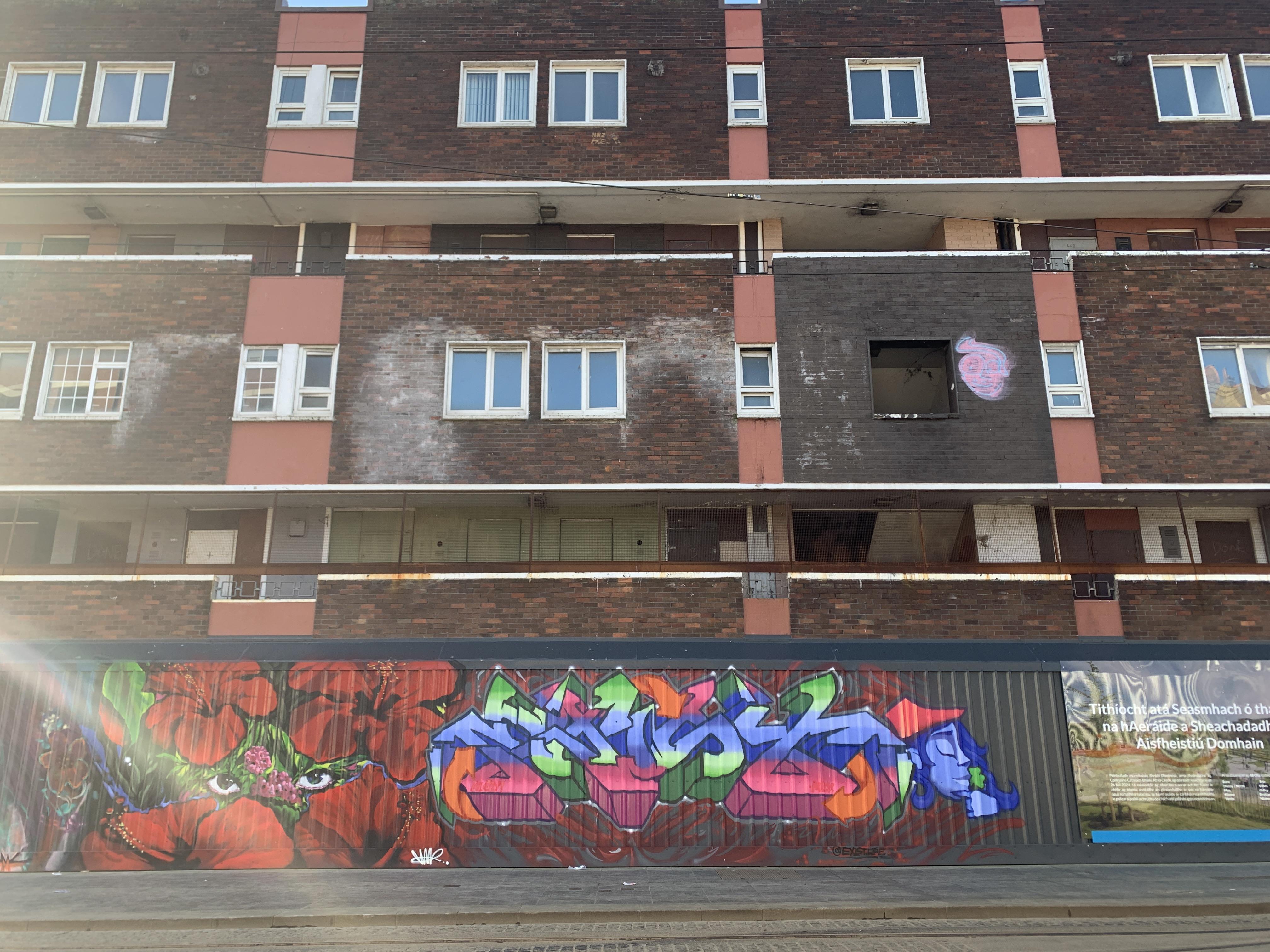 Legal wall on Dominik street, Dublin. | Scrolller