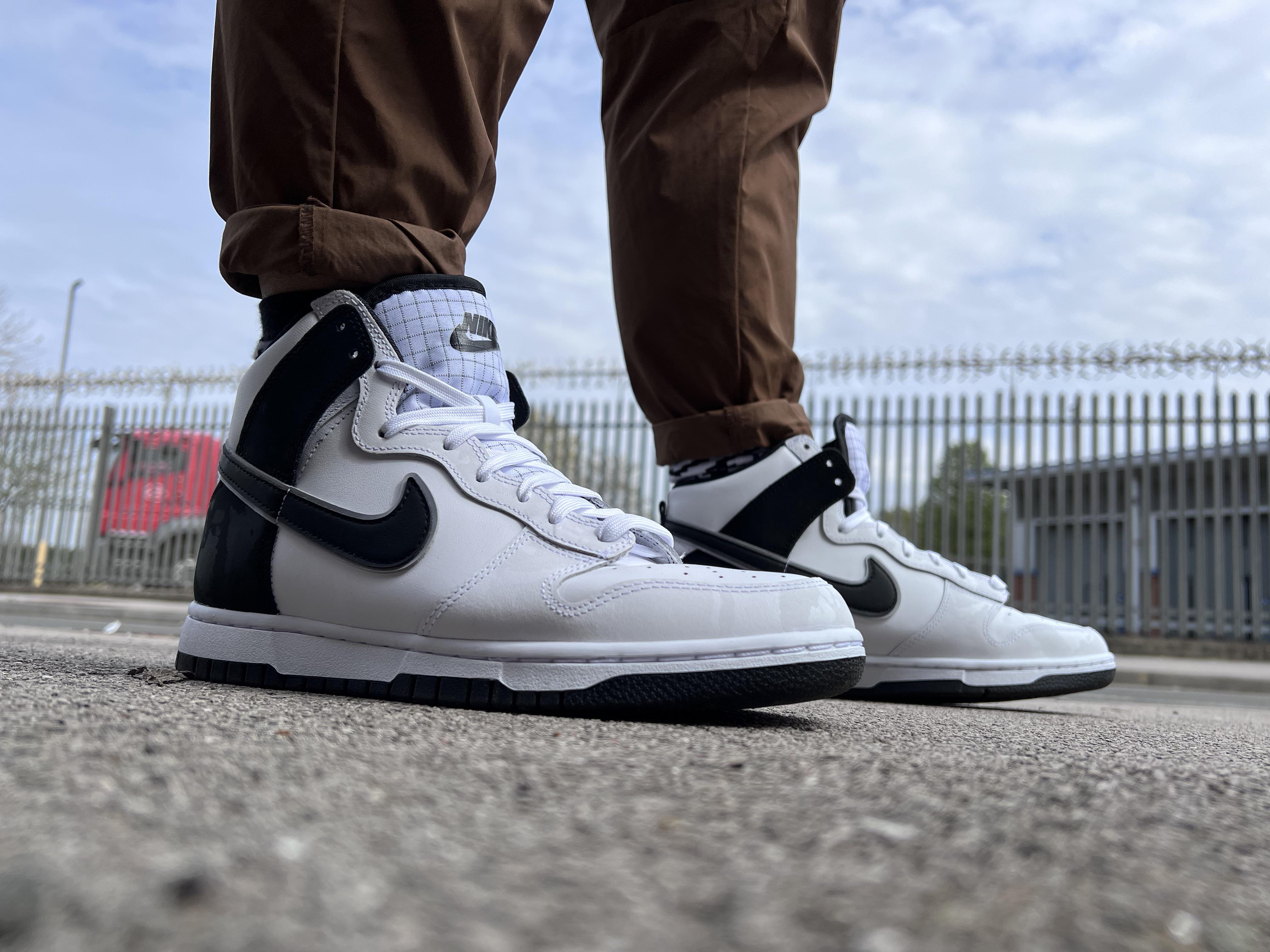 Letting the wings out on my Dunk High Grid Tongues | Scrolller