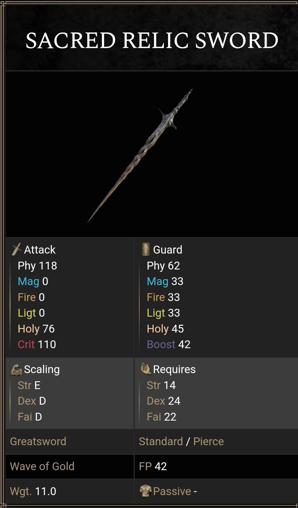 Appreciation for Sacred weapons | Scrolller