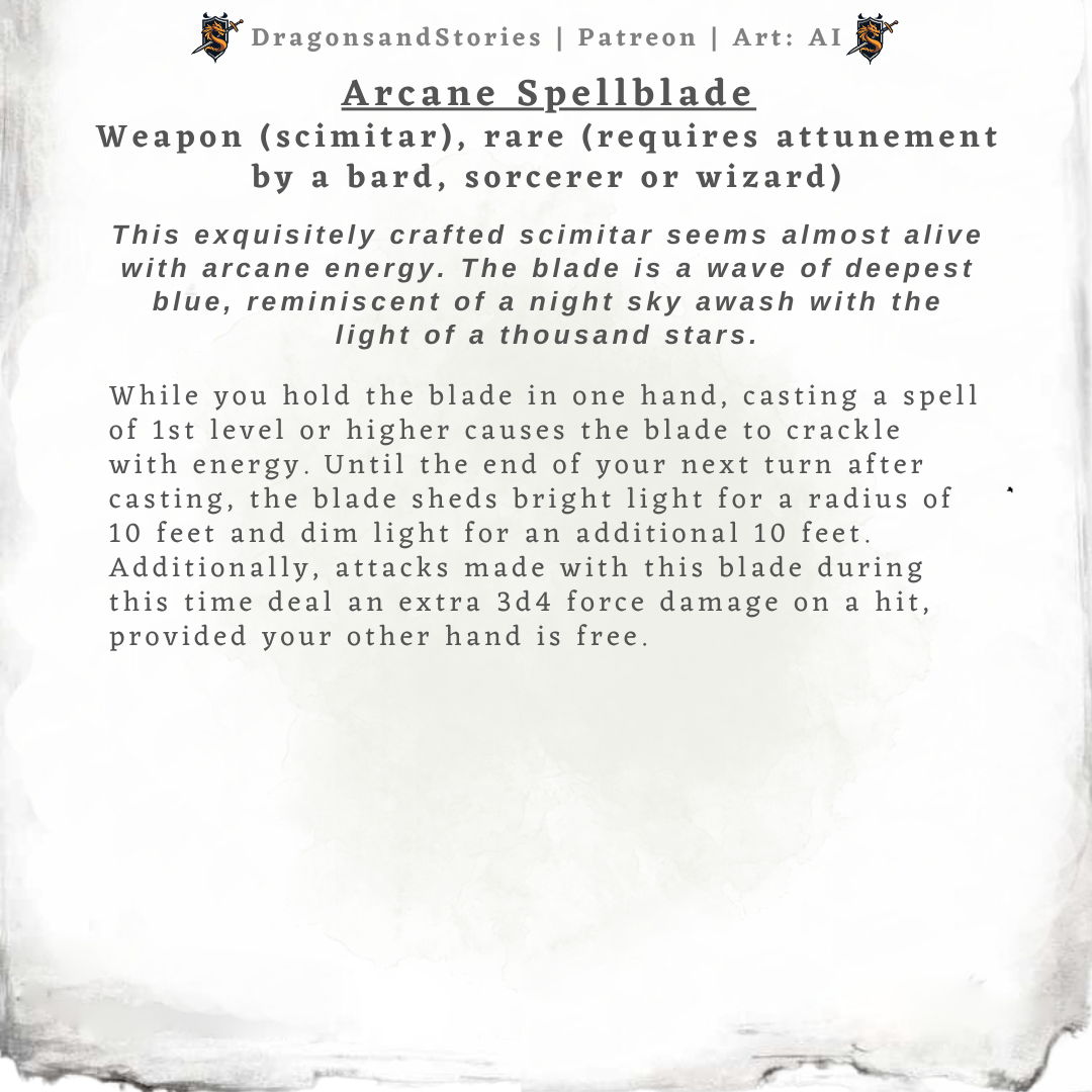 Arcane Spellblade | Rare | Scrolller