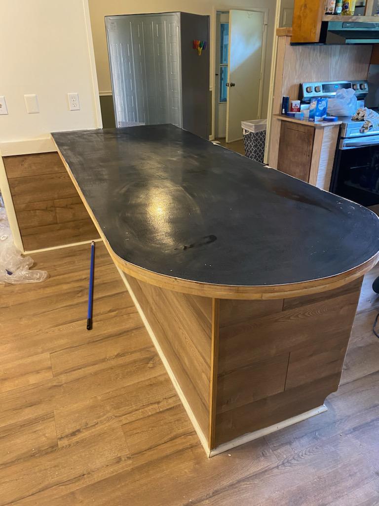I redid our countertops with Giani epoxy kit! I'm so proud of it | Scrolller