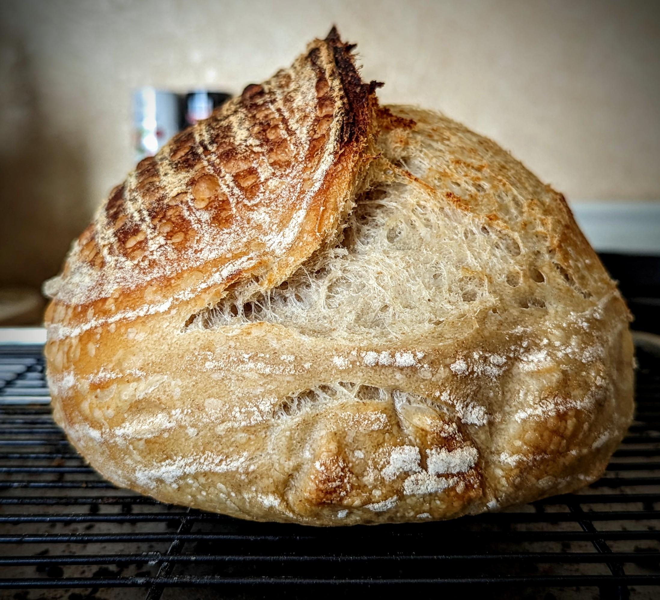 [homemade] Sourdough bread loaf. | Scrolller
