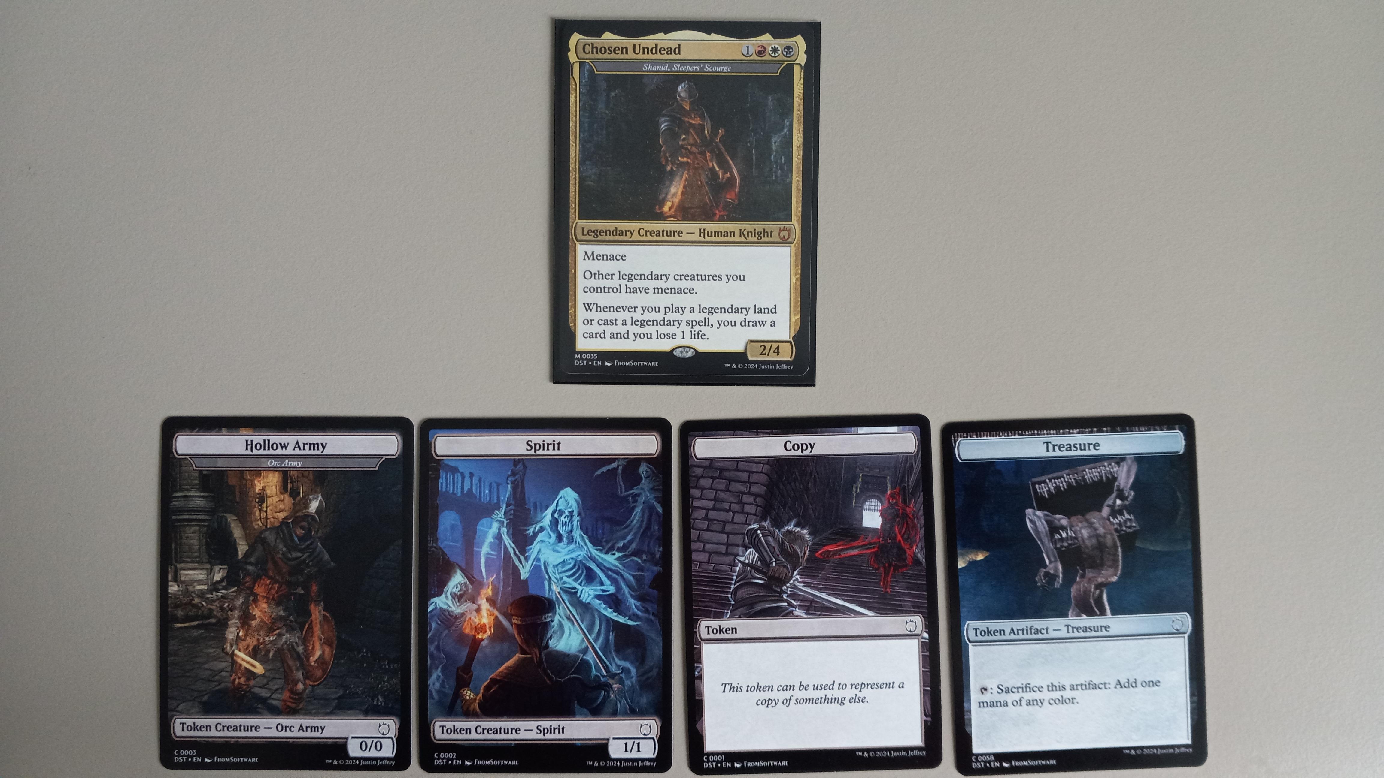 I made a Dark Souls Universes Beyond MTG deck. | Scrolller