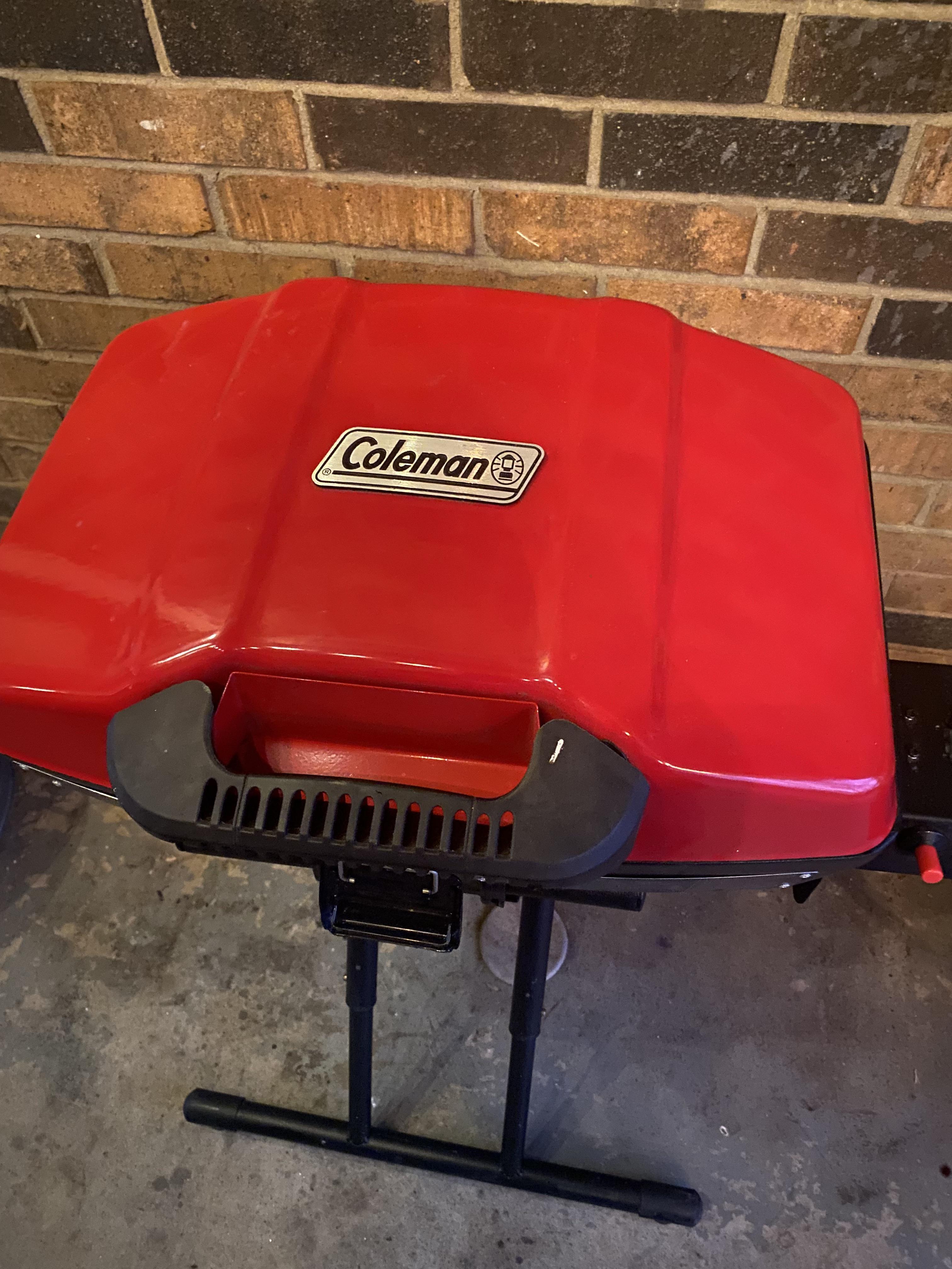 Brand new Coleman portable grill, I’ve never seen one glow like this. Is it normal? | Scrolller