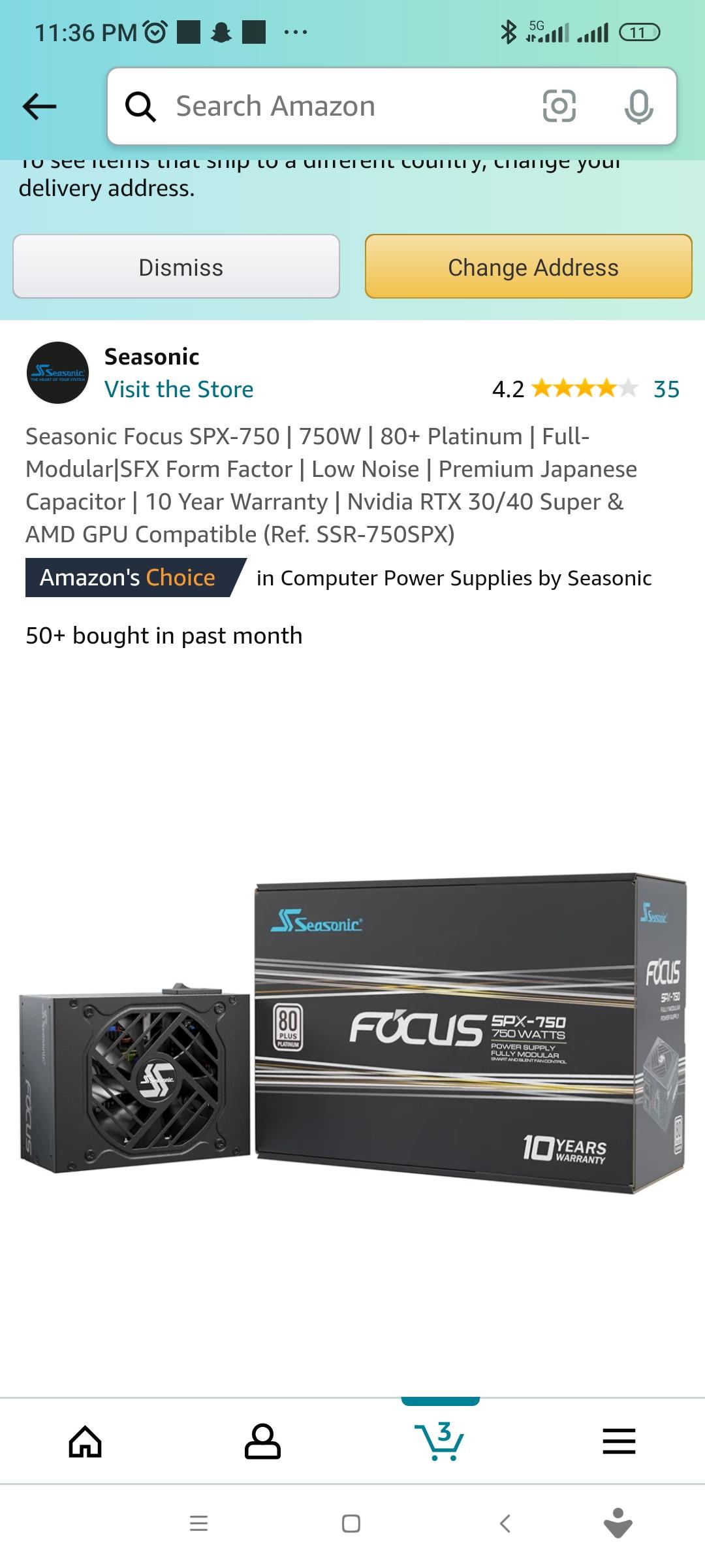 850 Gold PSU or 750 Platinum PSU | Scrolller