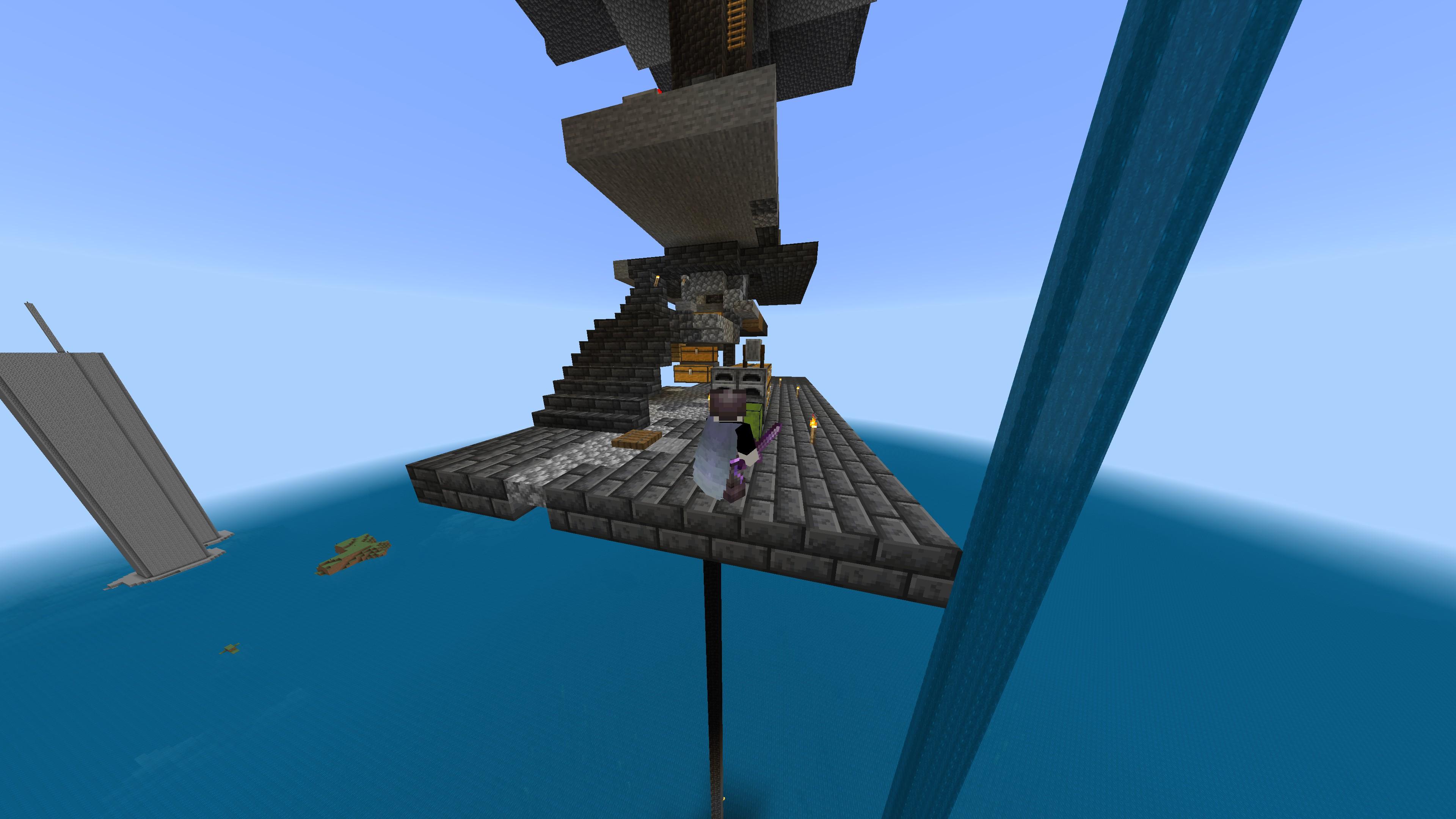 Made a crazy automatic/manual mob farm on a bedrock realm. | Scrolller