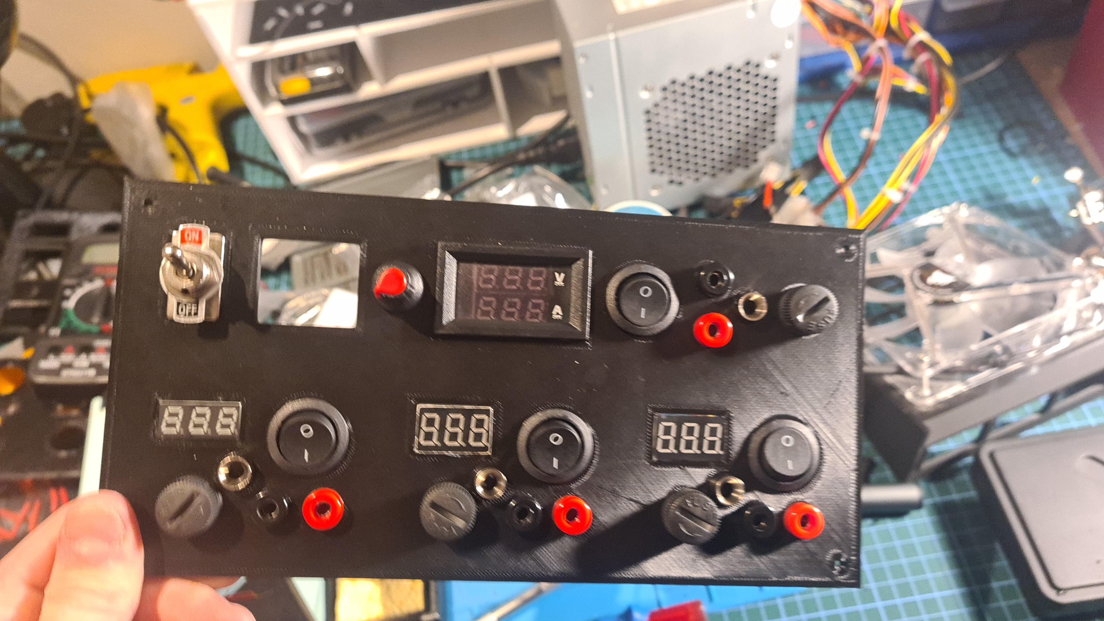 3D printed and populated my own custom bench power supply, wiring next! | Scrolller