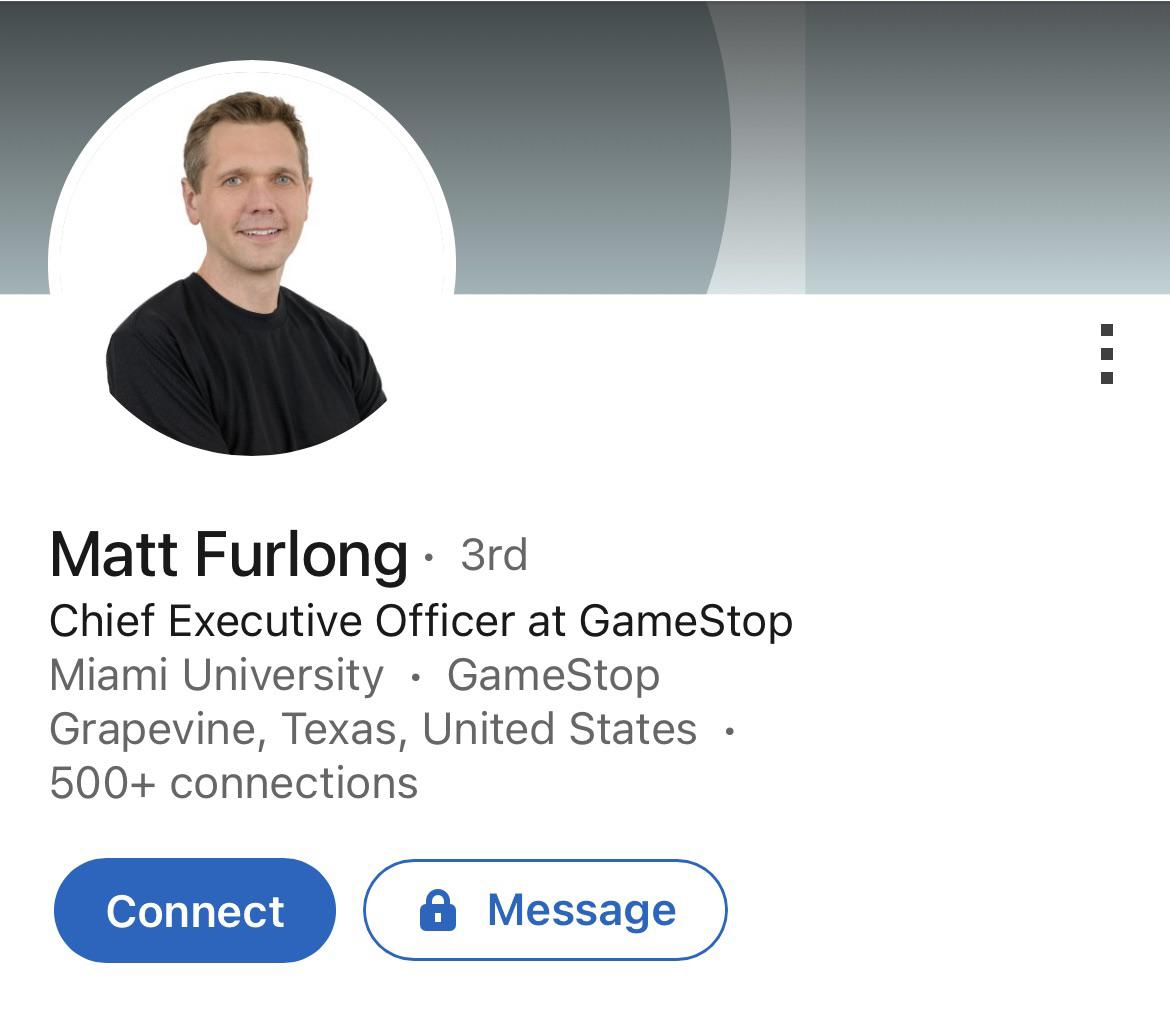 Matt Furlong LinkedIn still not updated | Scrolller