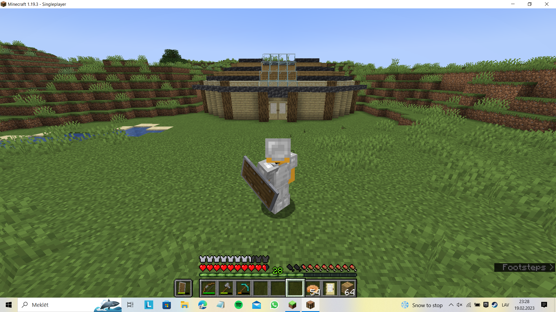 I made my survival world starter house, any tips to improve the build ...