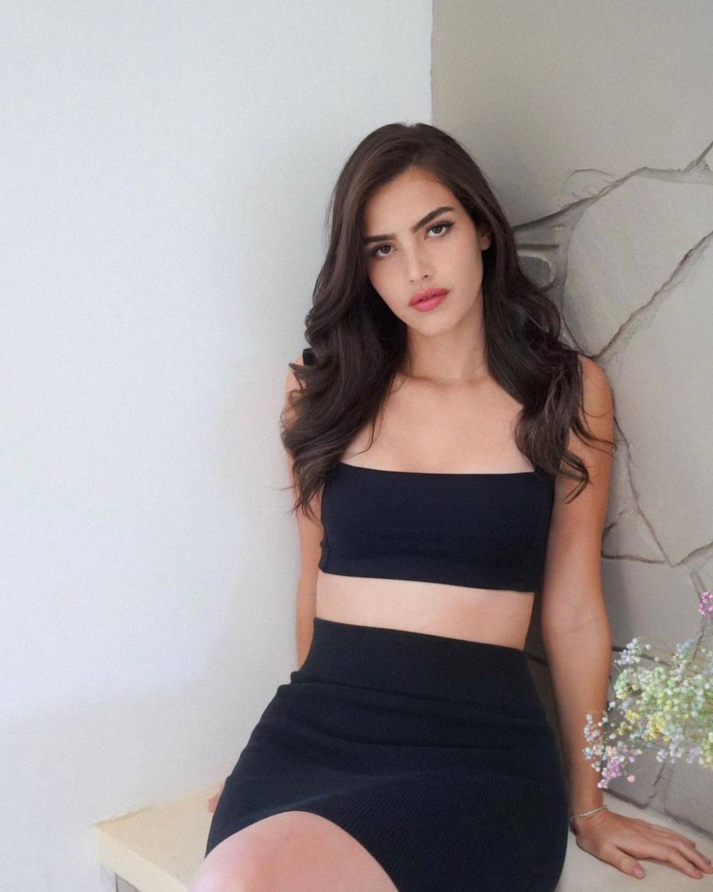 Alex Botez fierce in black | Scrolller