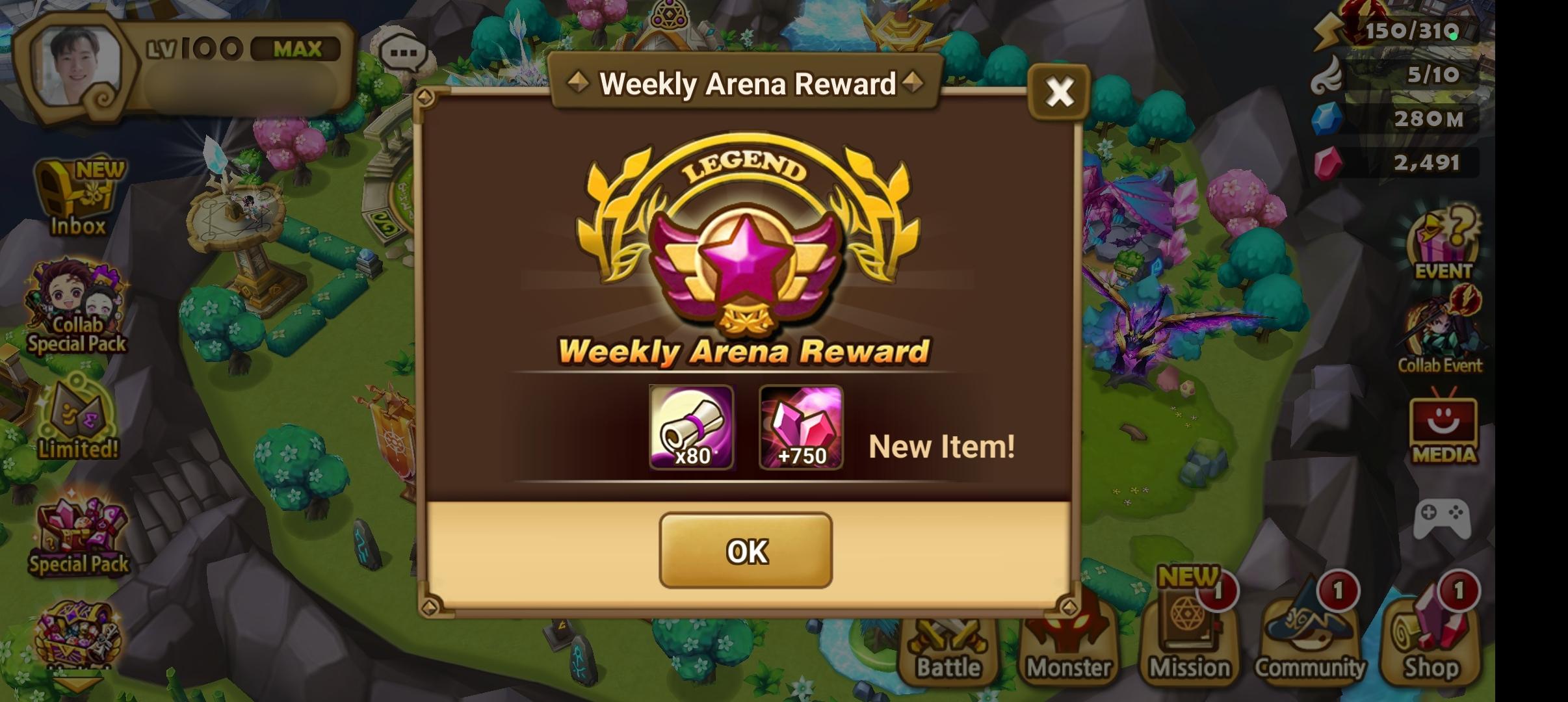 1st Legend (286 Days Account) | Scrolller
