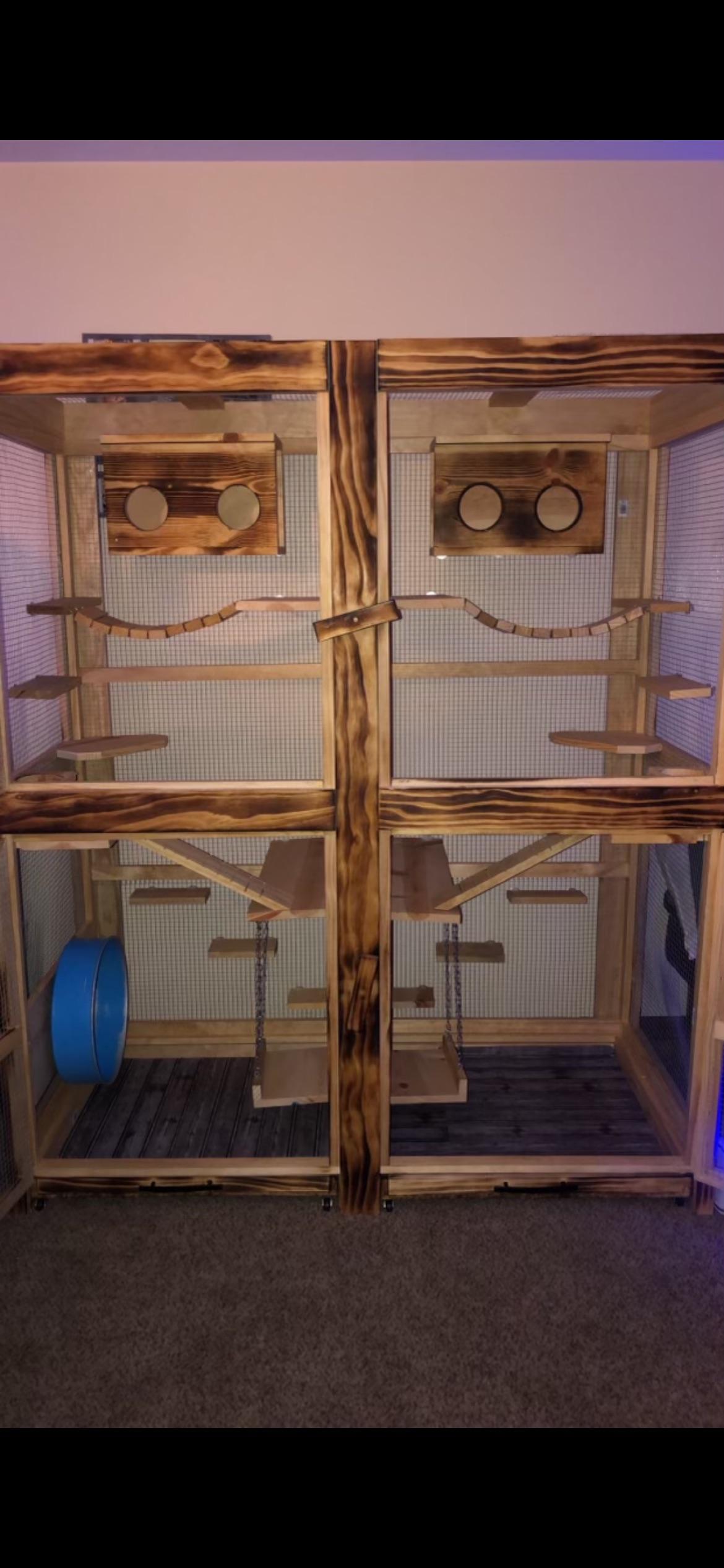 Our cage I built! | Scrolller