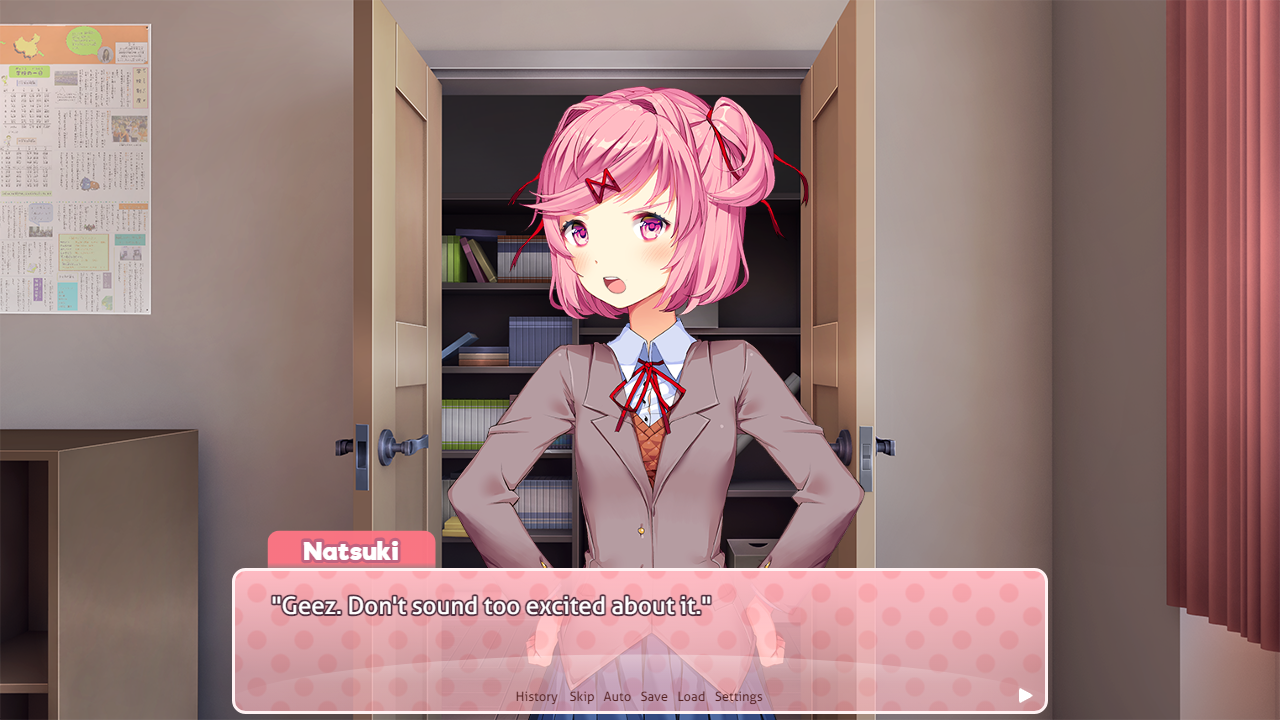 What if the Player helped Natsuki play a prank on Yuri? | Scrolller