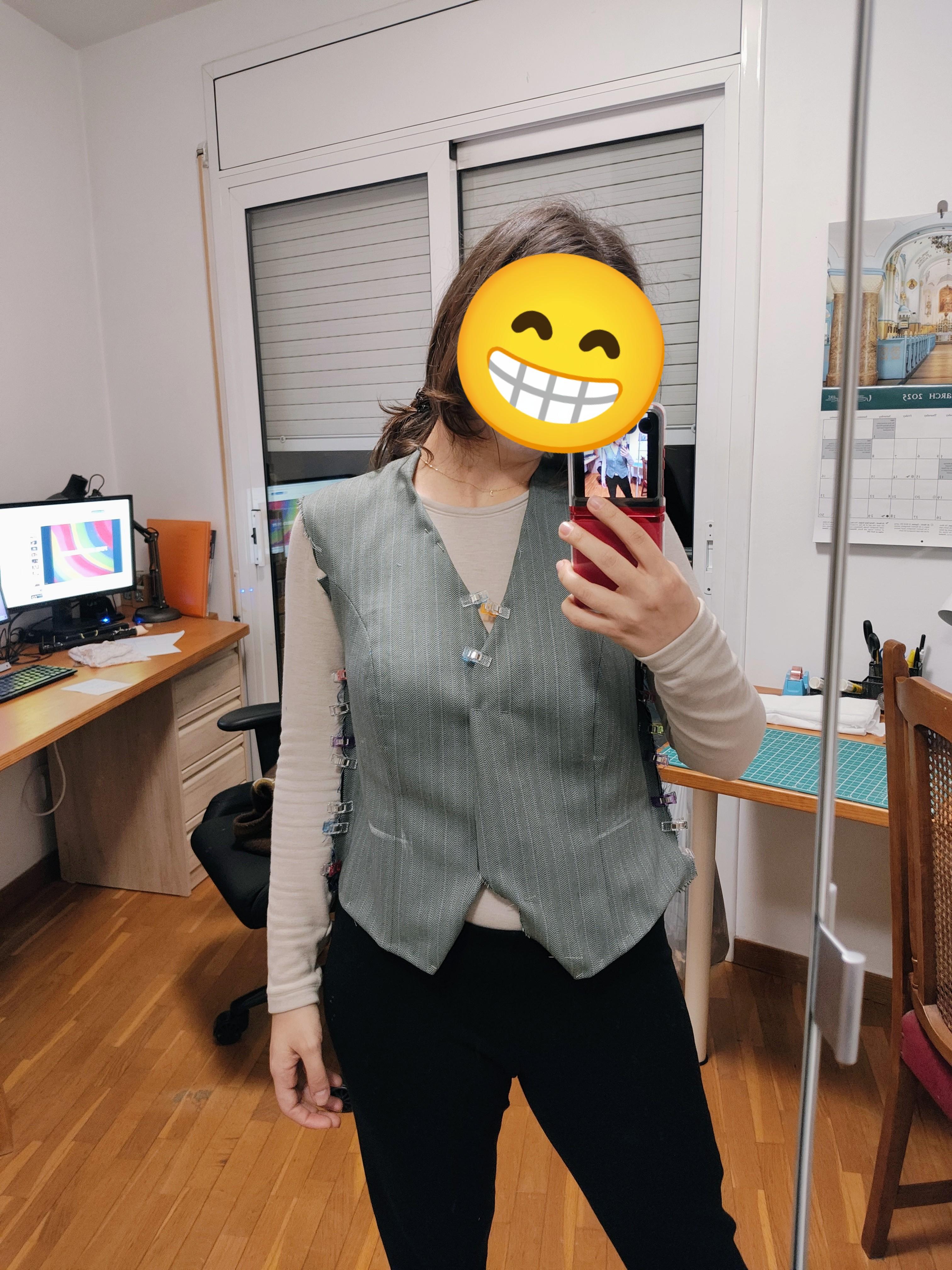What can I do to get the back of my waistcoat flat? | Scrolller