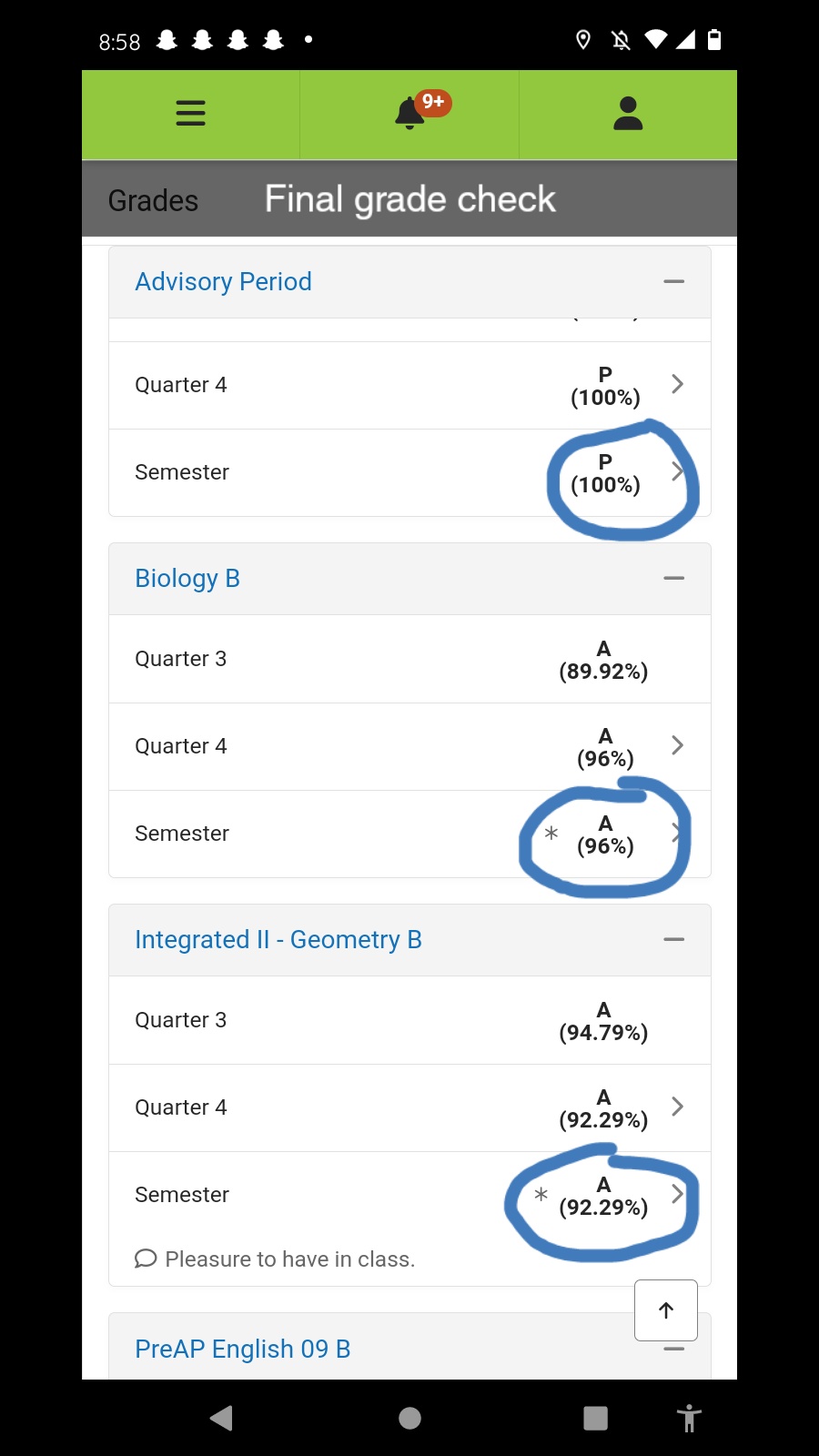 My final grade check | Scrolller