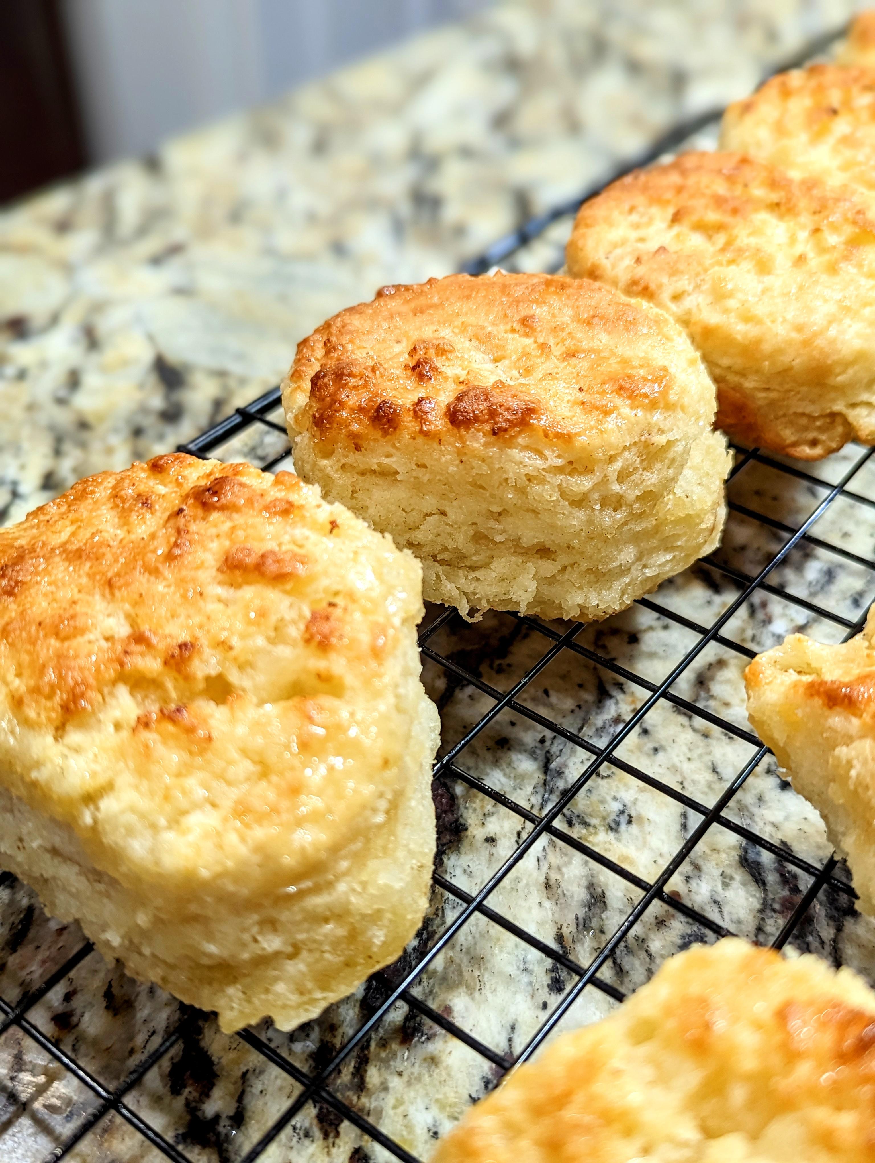 [Homemade] Honey butter biscuits | Scrolller