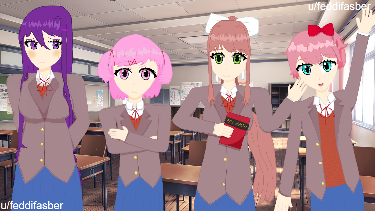 All of my ddlc fanart from this month :3 | Scrolller