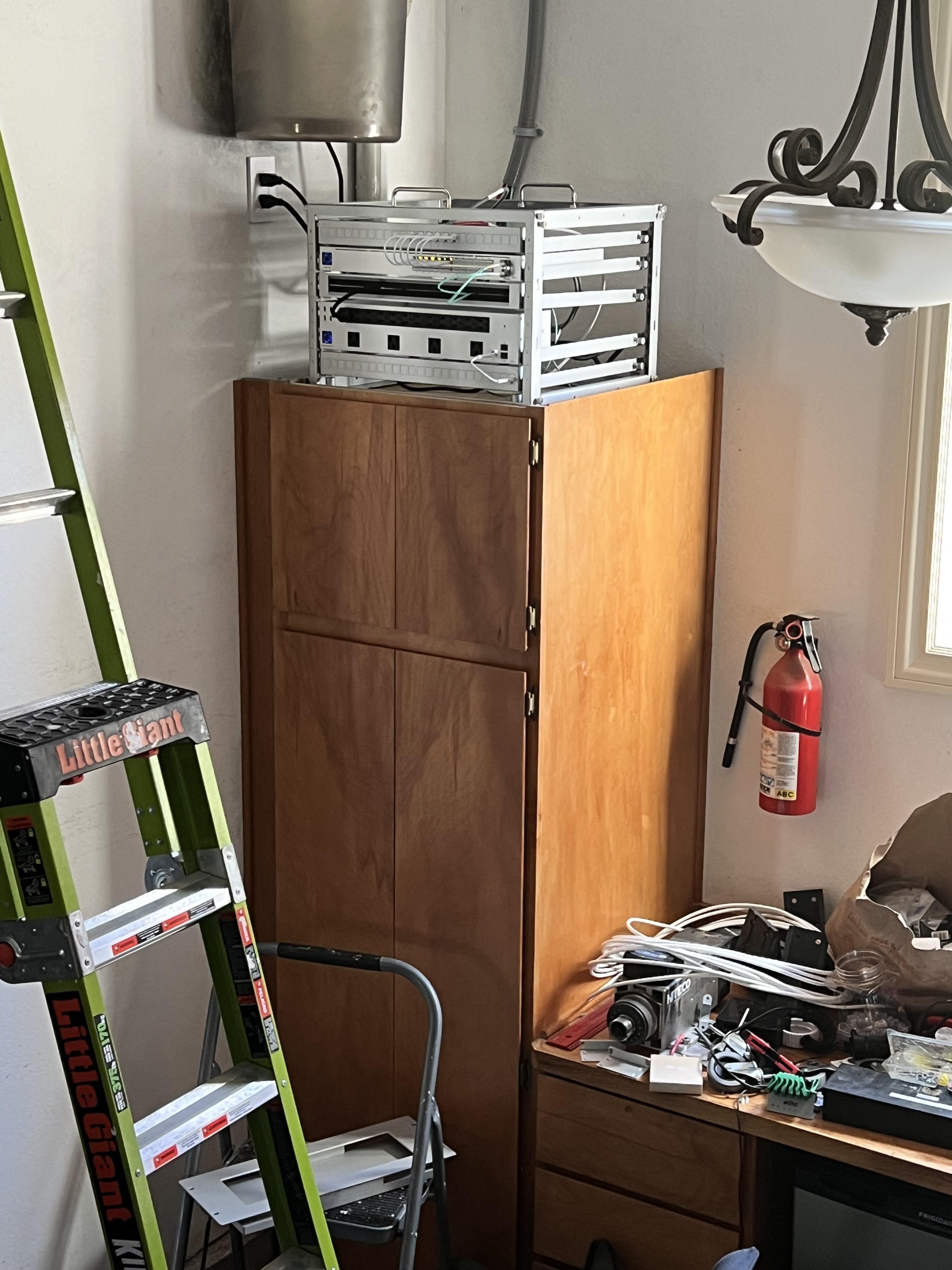 Main rack finally complete | Scrolller