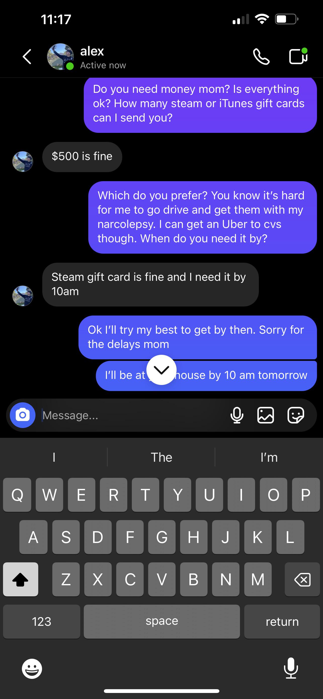 Scam attempt | Scrolller