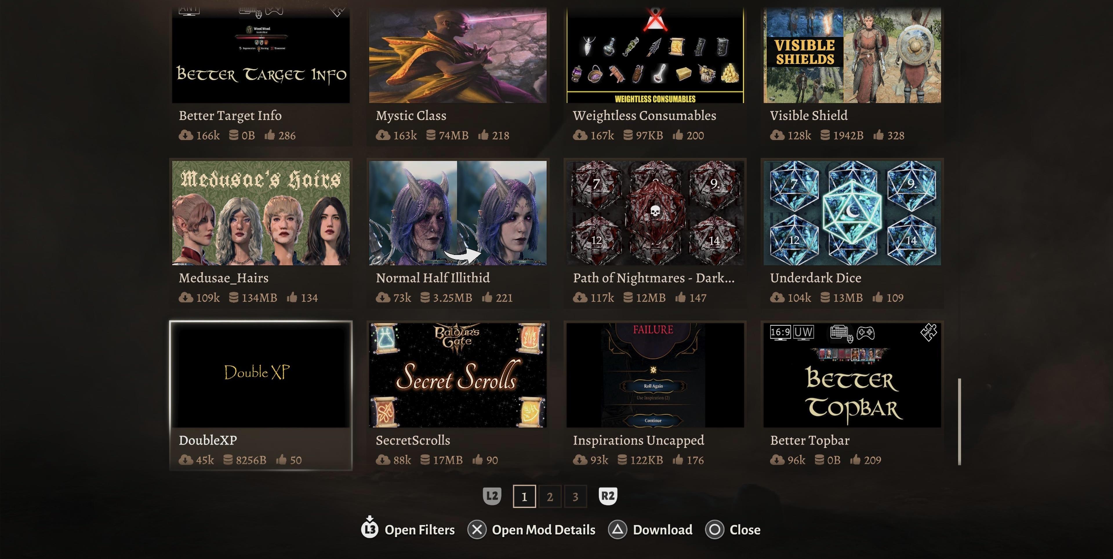 For anyone wondering which mods are now available on console | Scrolller