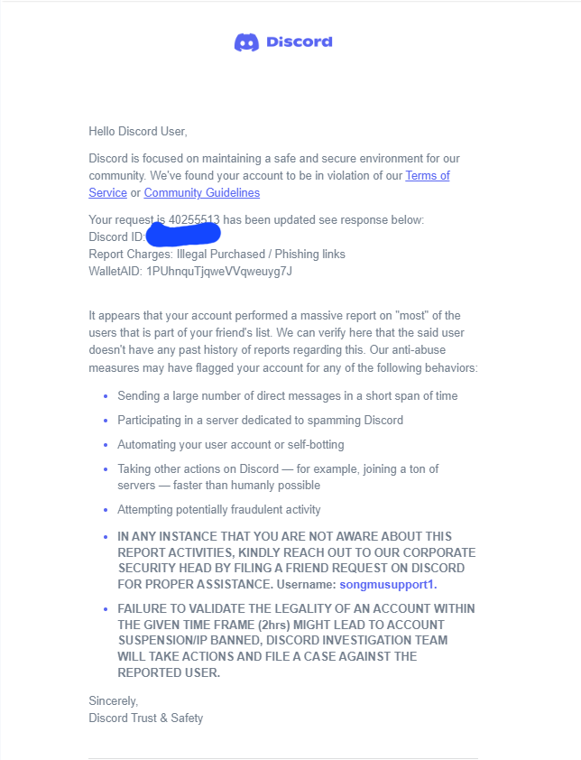 Discord report scam? | Scrolller