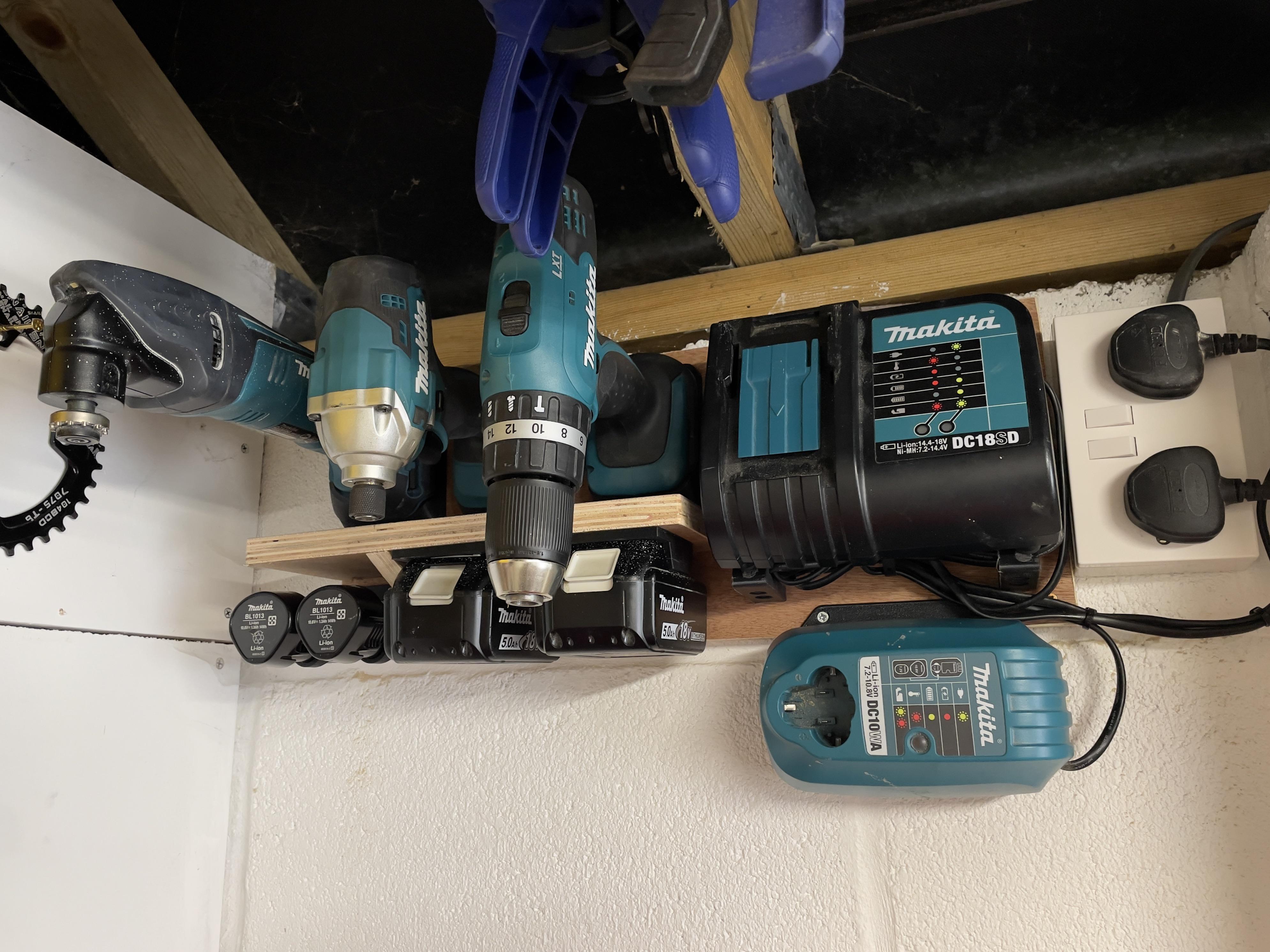 Tool and battery storage/charging station | Scrolller