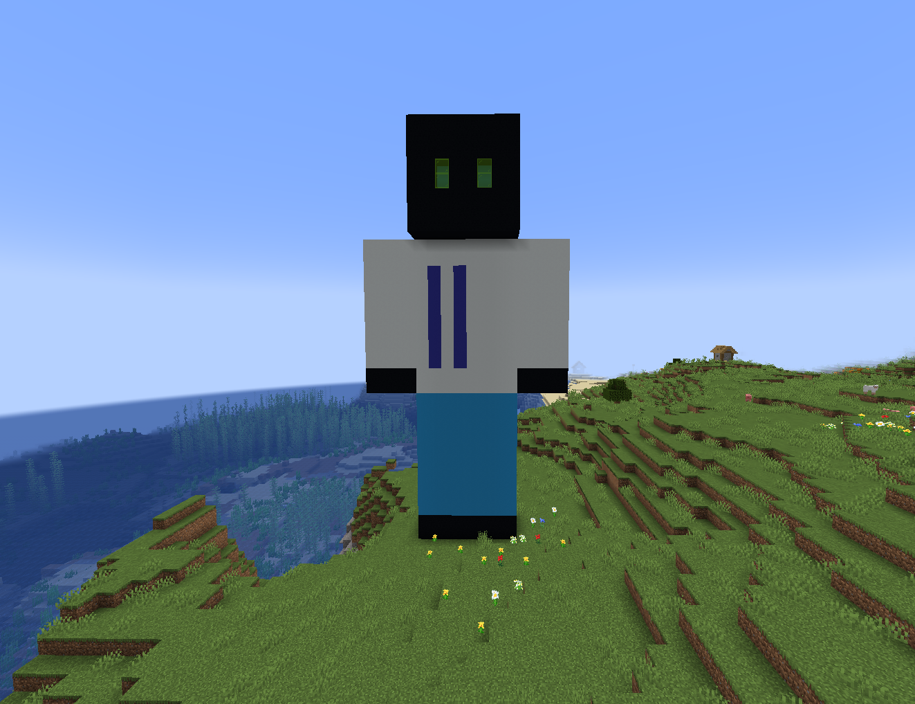 My minecraft skin statue! | Scrolller