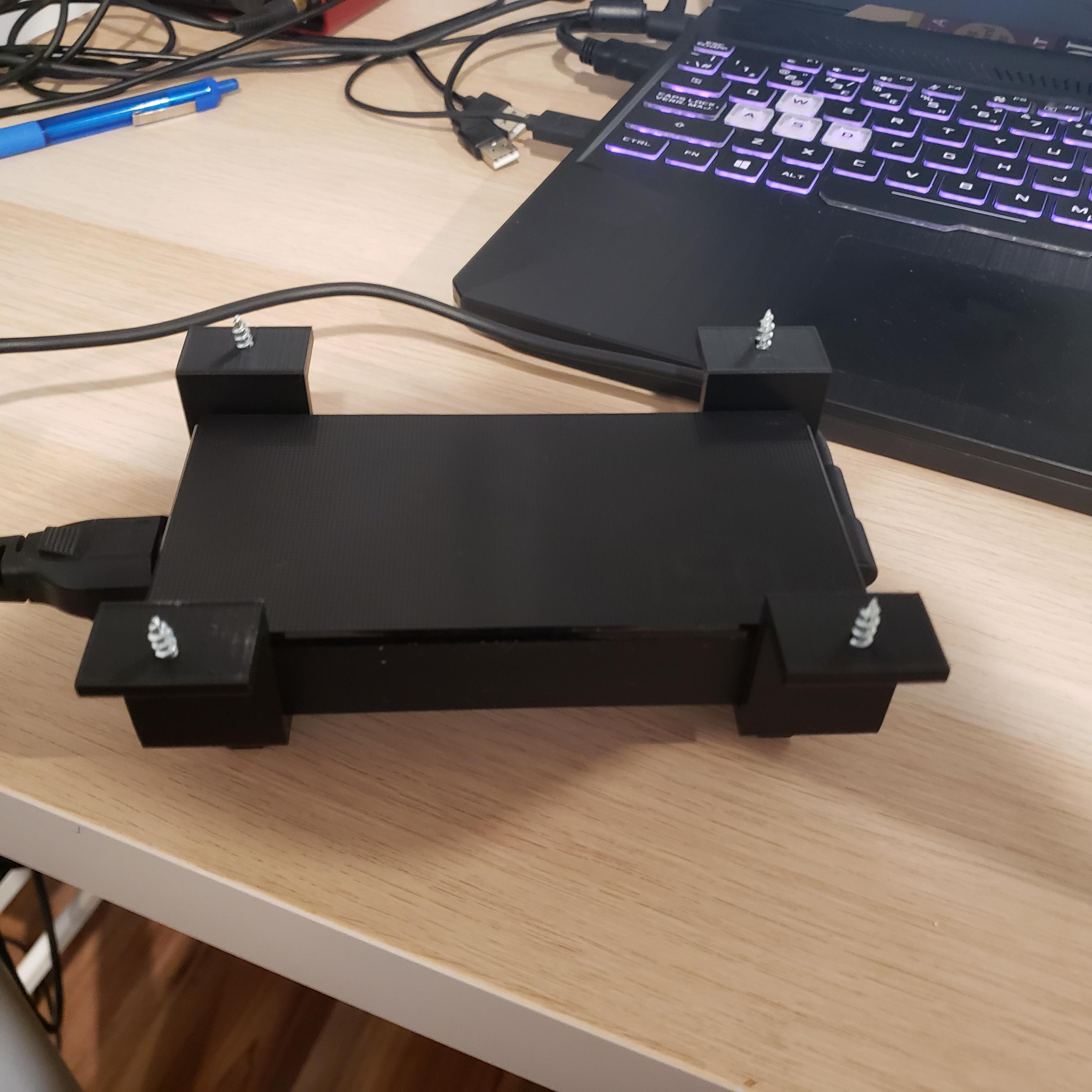 Designed a laptop powerbar mount! | Scrolller