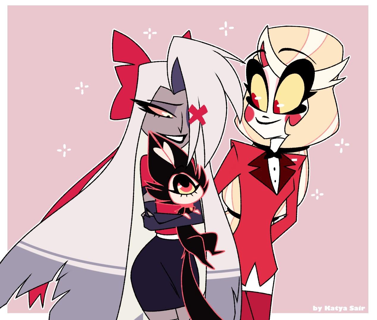 Hazbin characters with there pets 🥰 | Scrolller