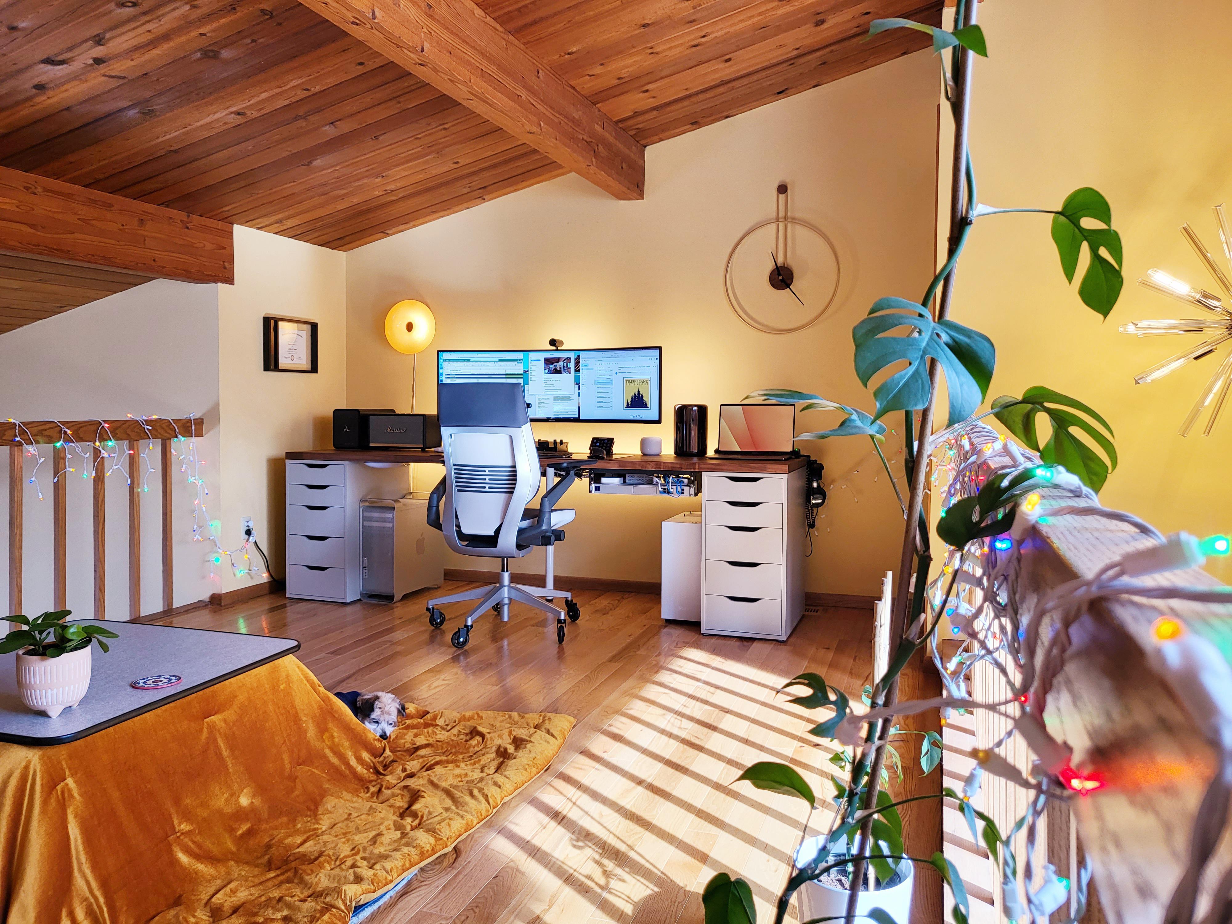 My workspace throughout the day | Scrolller