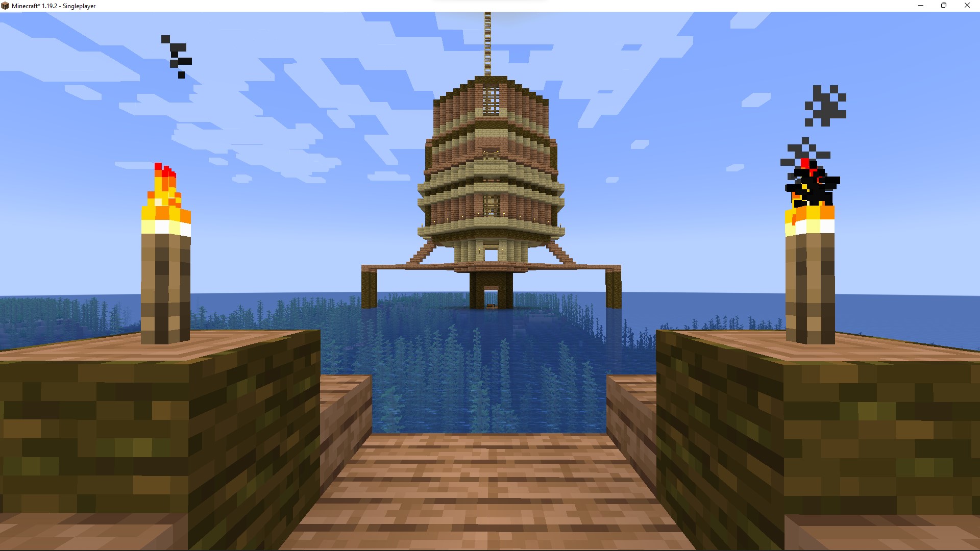 [EARLY WIP] Making a ruined Dock system with a central building dubbed "The Structure" and I ...