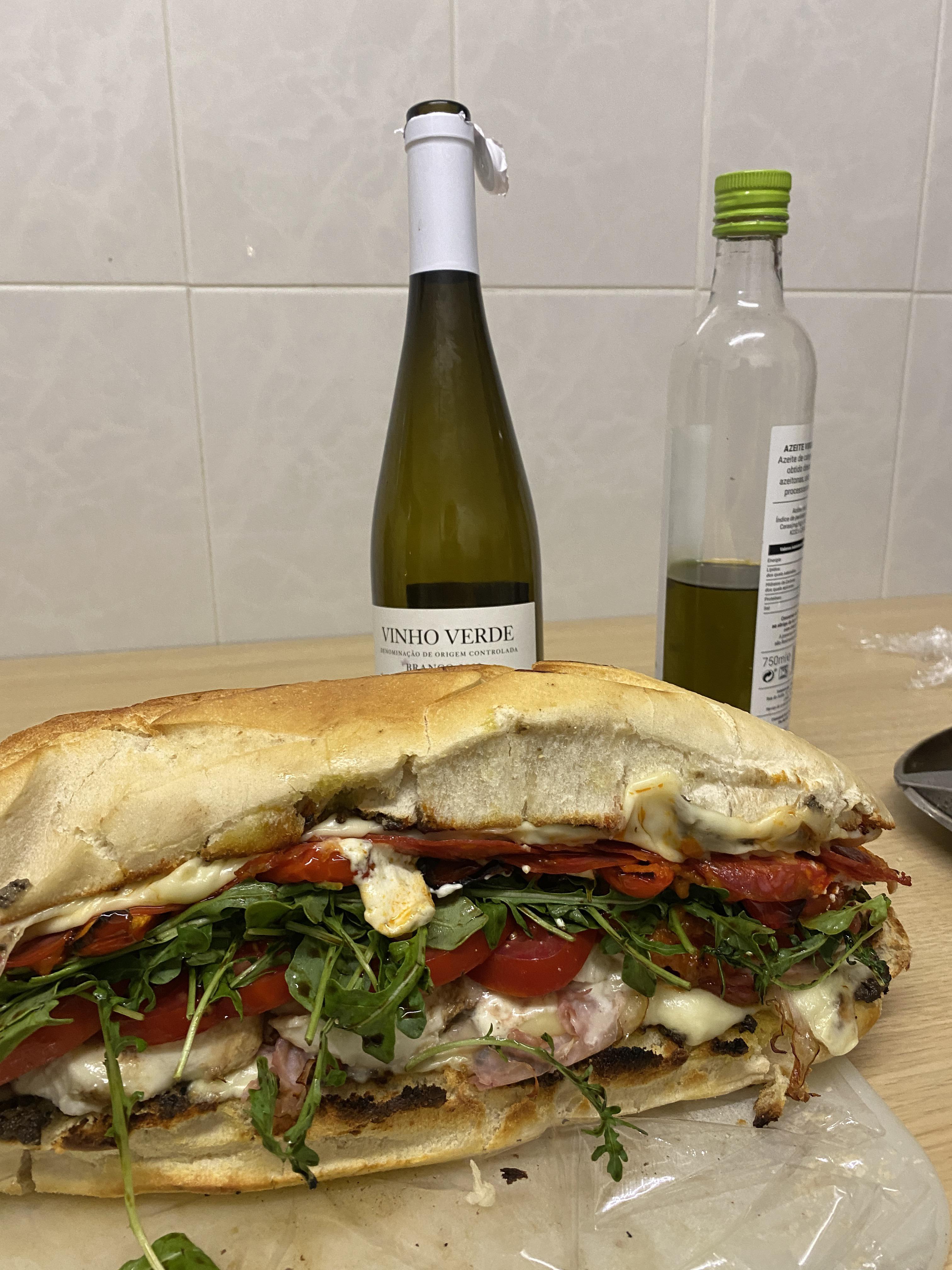 [Homemade] Italian hero inspired sandwich. | Scrolller