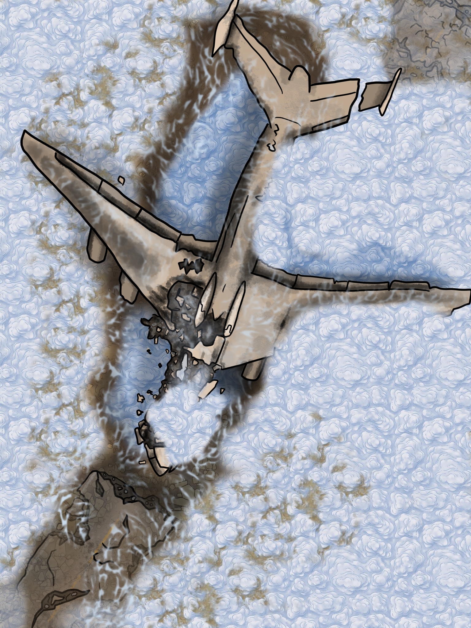 Post-Apocalyptic Snow Map | Scrolller