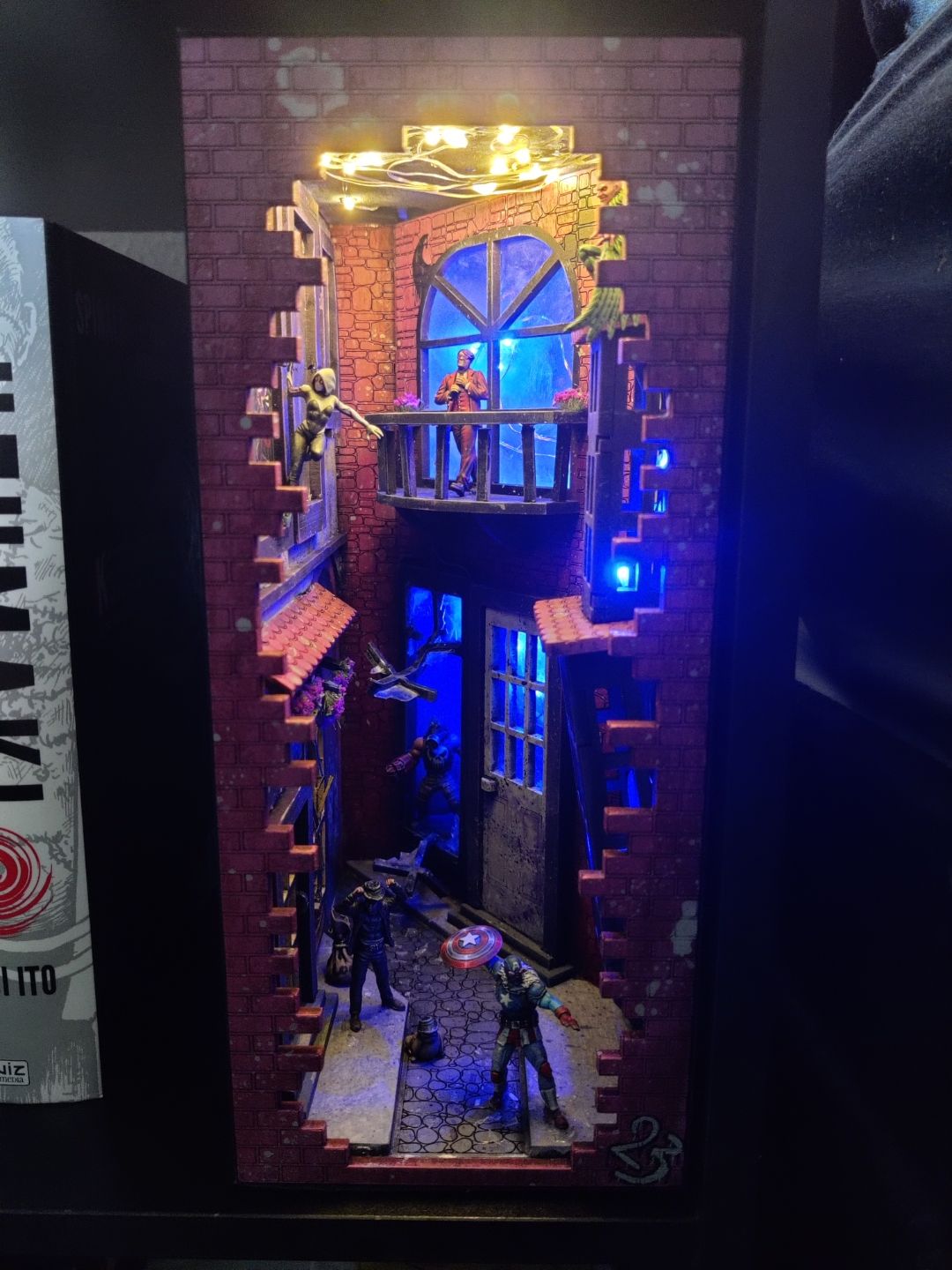 I made a Spider-Gwen bookshelf diorama for a friend | Scrolller