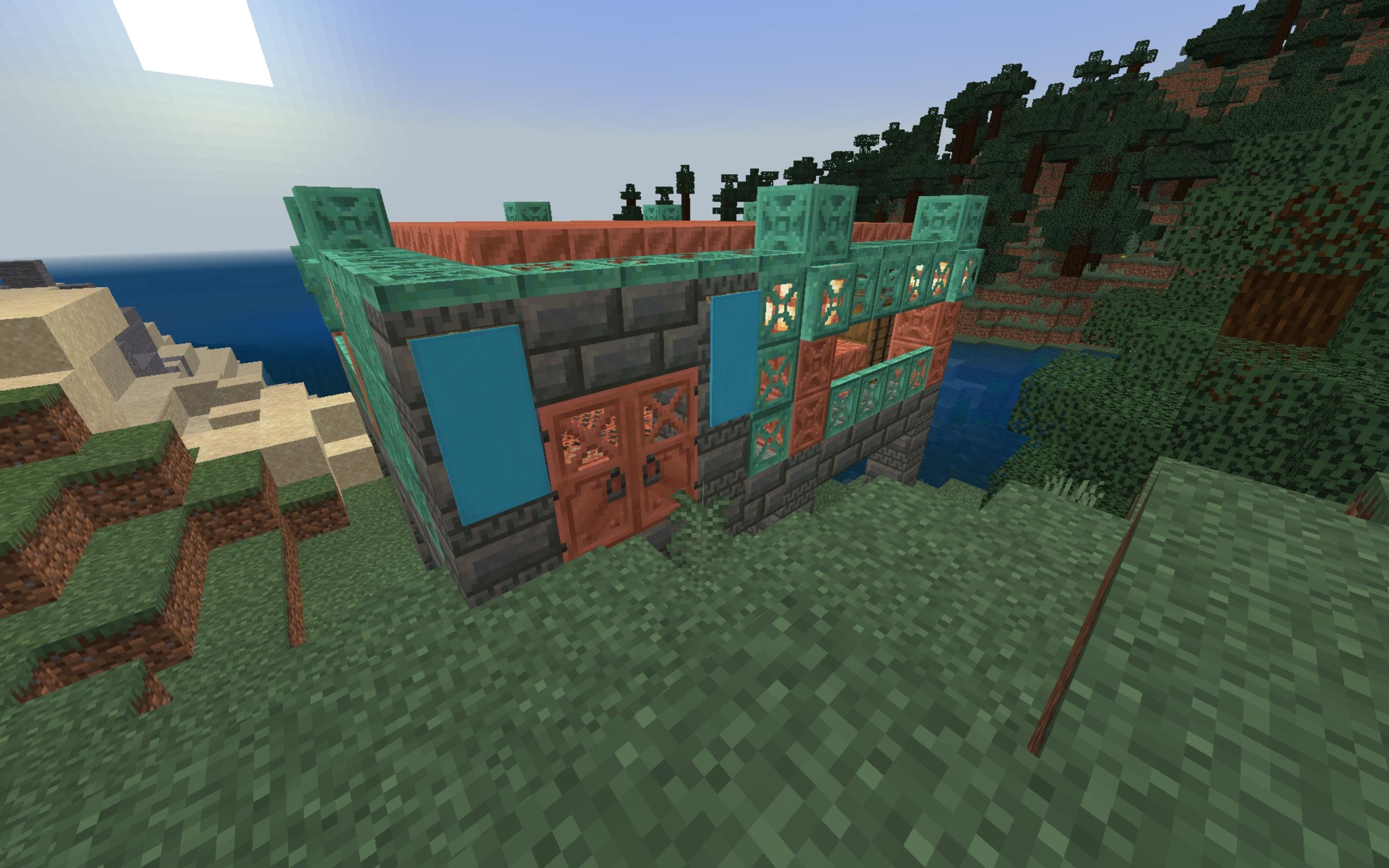 I made a base with the new blocks, I think it turned out well | Scrolller