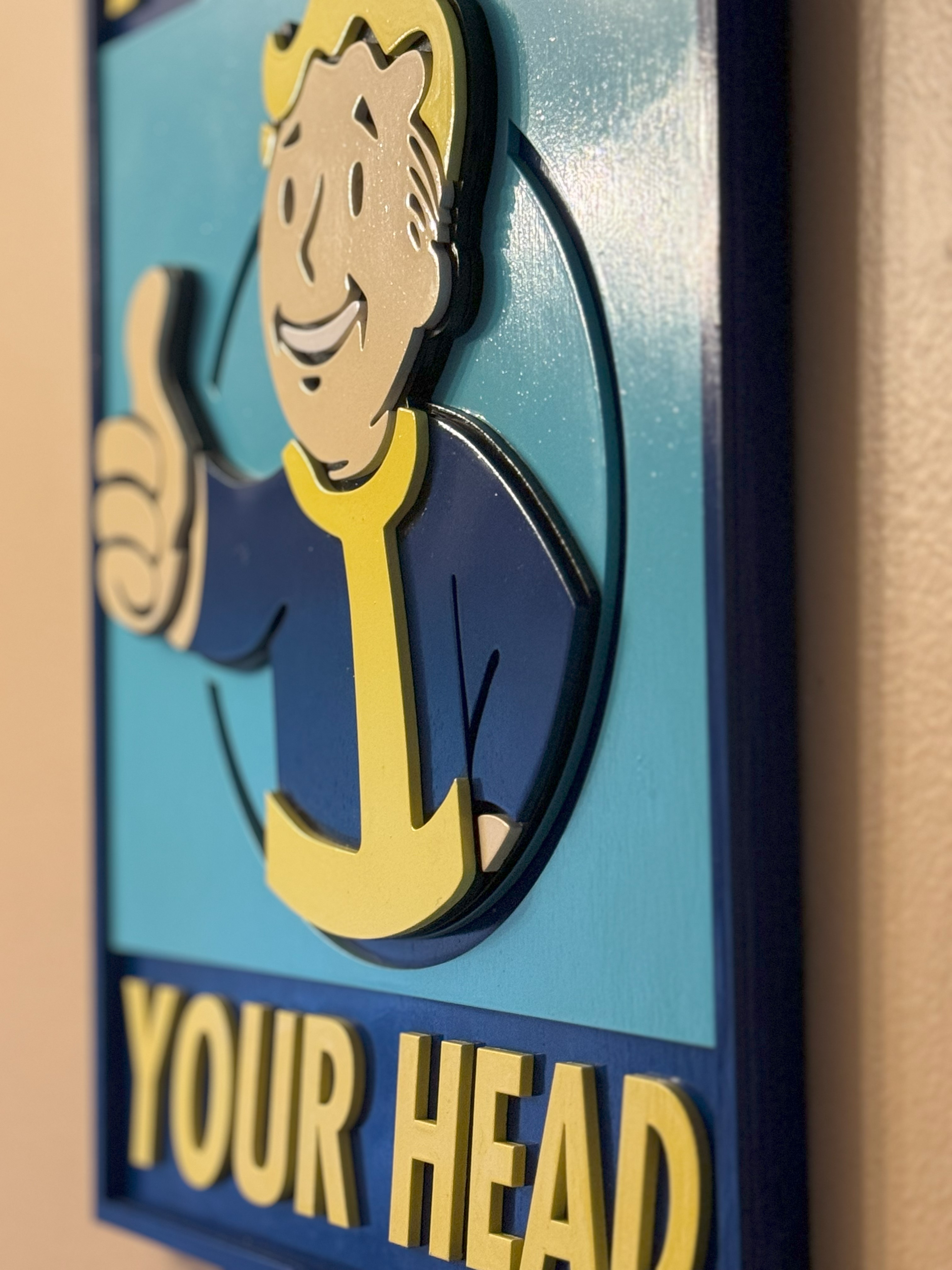 Laser Cut Vault Boy | Scrolller